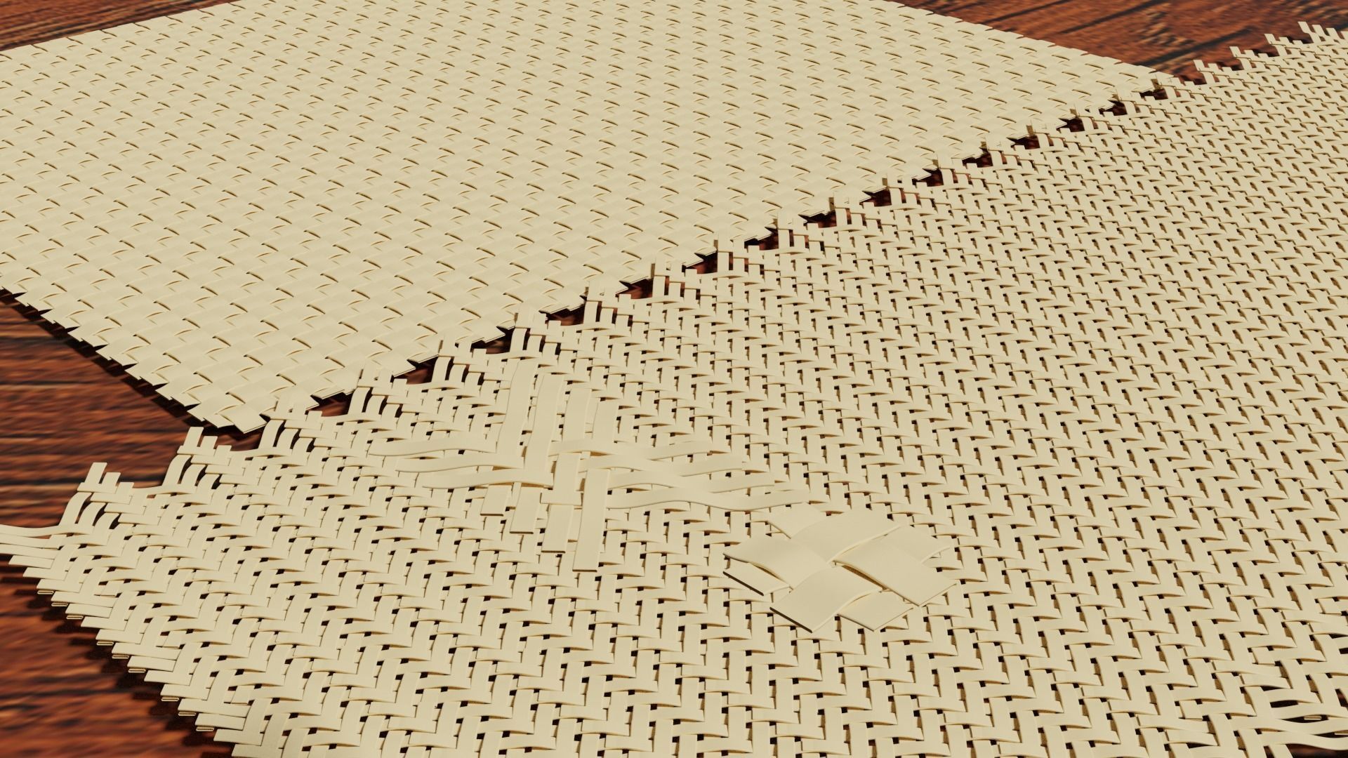 Bamboo weave pattern 3D model | CGTrader