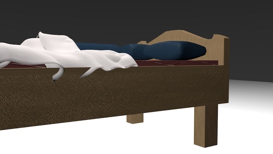 Bed Size 120 X 200 Cm 3D Model CGTrader Bed Size 120 X 200 Cm 3D Model CGTrader