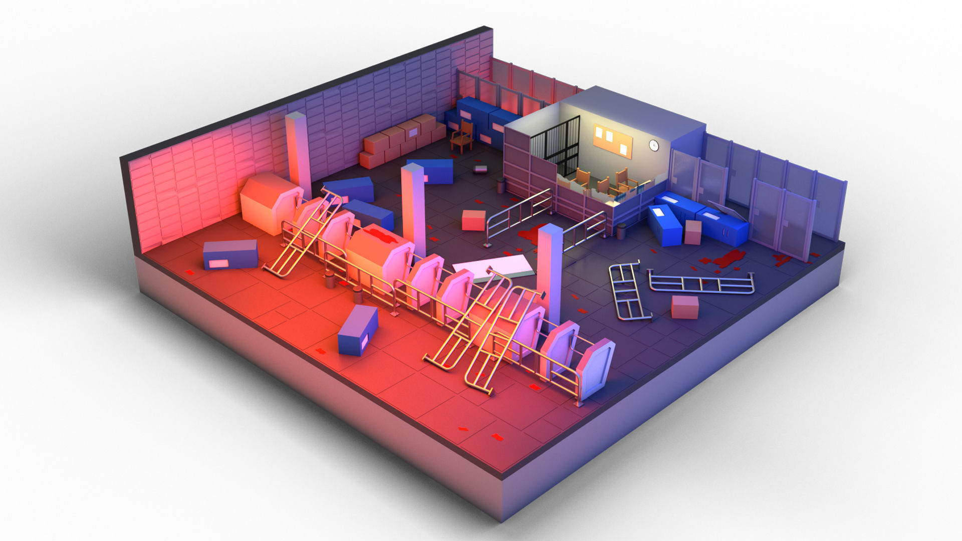 3D model Polygon Zombie Combo Pack VR / AR / low-poly | CGTrader