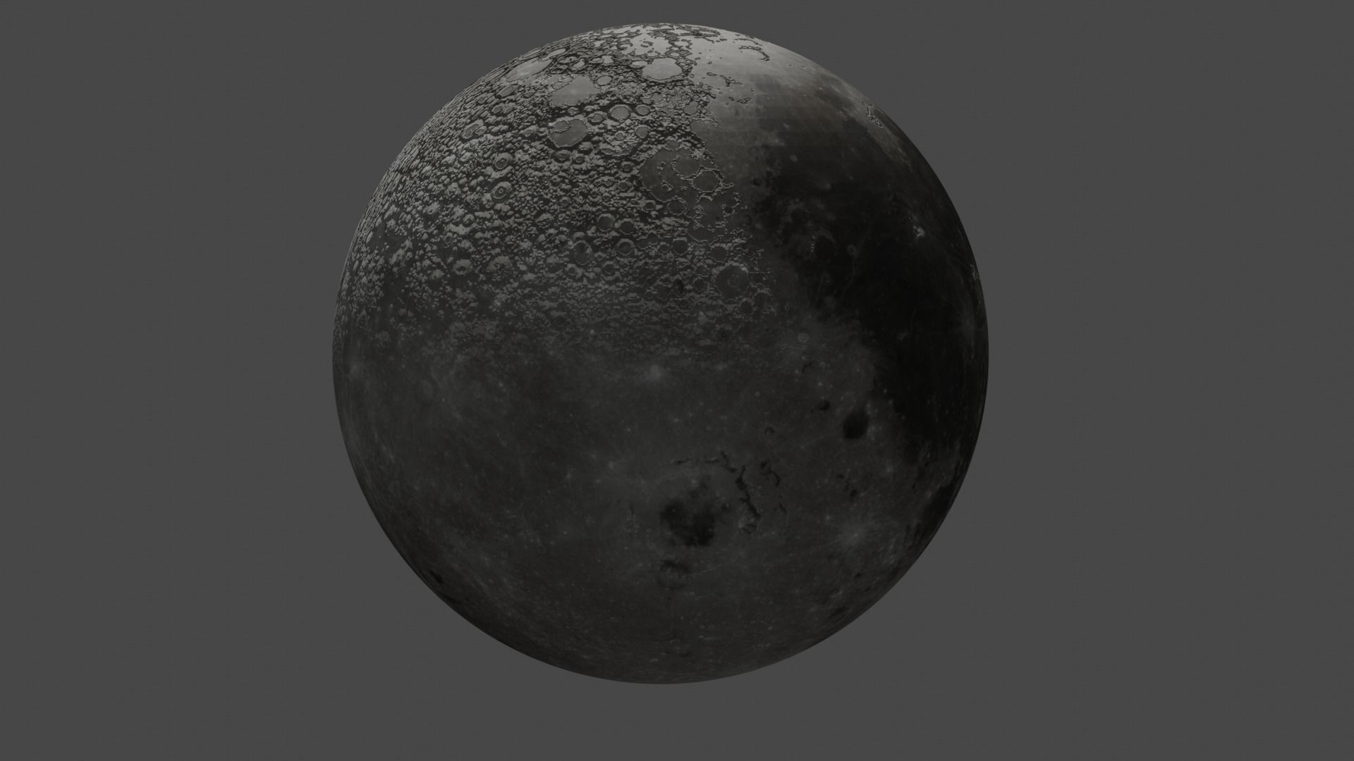MOON-Planetary Body free 3D model animated | CGTrader