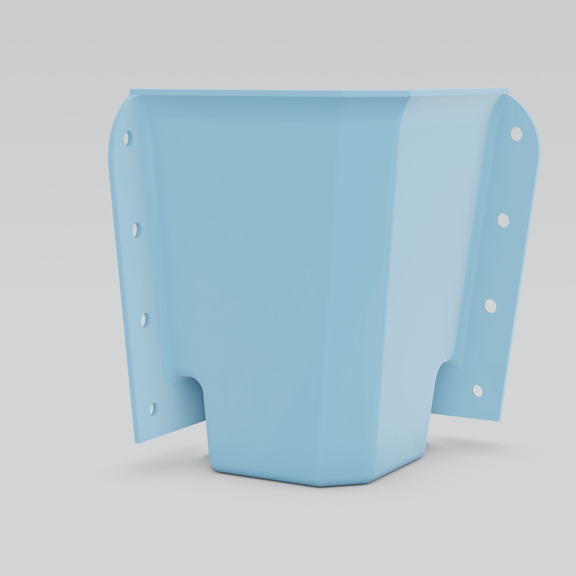 Mold for casting of deck blocks made of concrete 3D model 3D printable ...