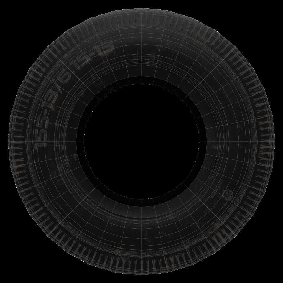 3D model Tire ZAZ low poly VR / AR / low-poly | CGTrader