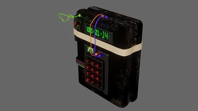 3D model Military Explosive Bomb VR / AR / low-poly | CGTrader