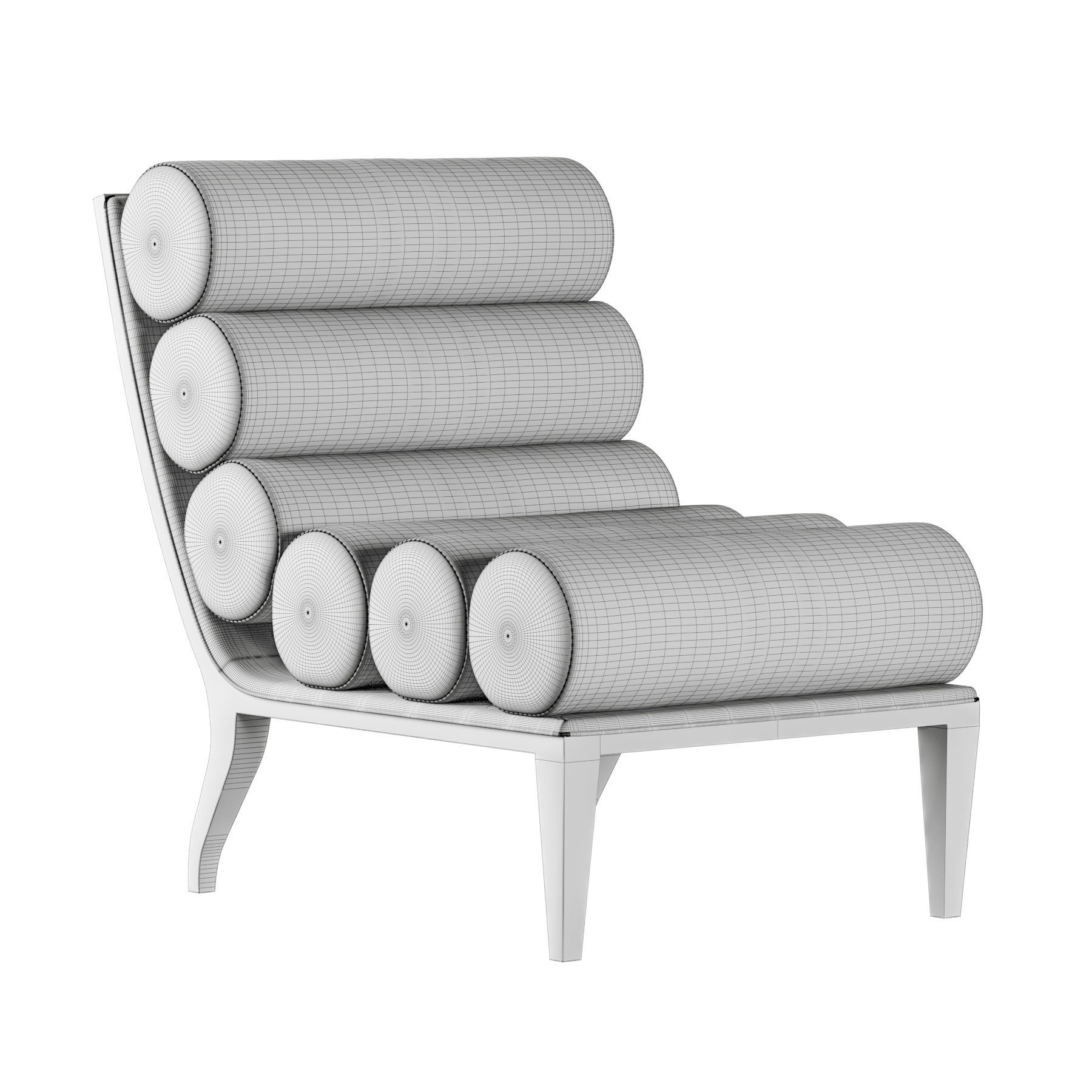 BAKER ARLO LOUNGE CHAIR 3D model | CGTrader