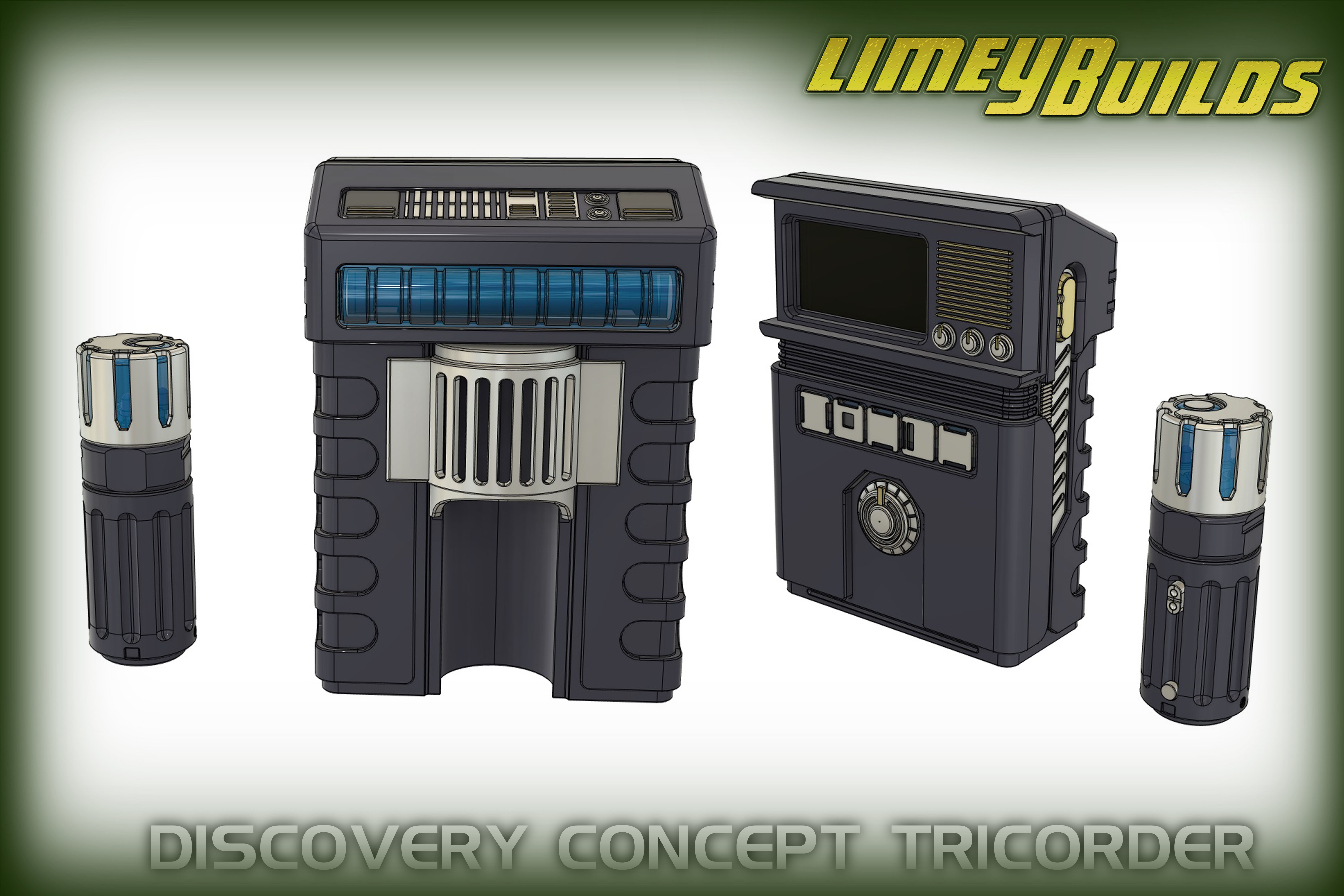ST Discovery Concept Tricorder 3D model 3D printable | CGTrader