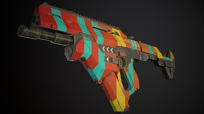 Sci fi Gun free VR / AR / low-poly 3D model | CGTrader