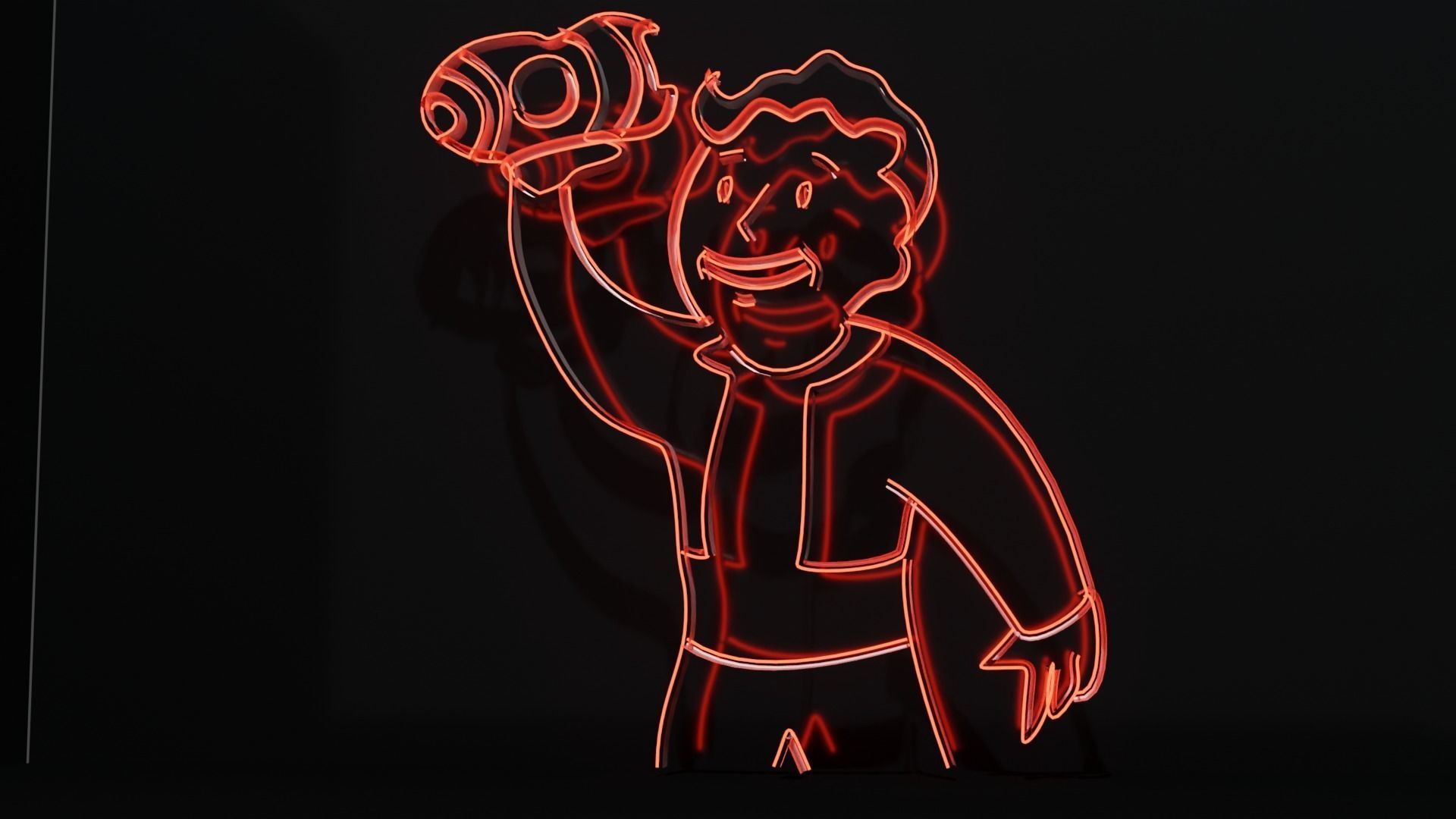 Fallout Boy Sign free 3D model | CGTrader