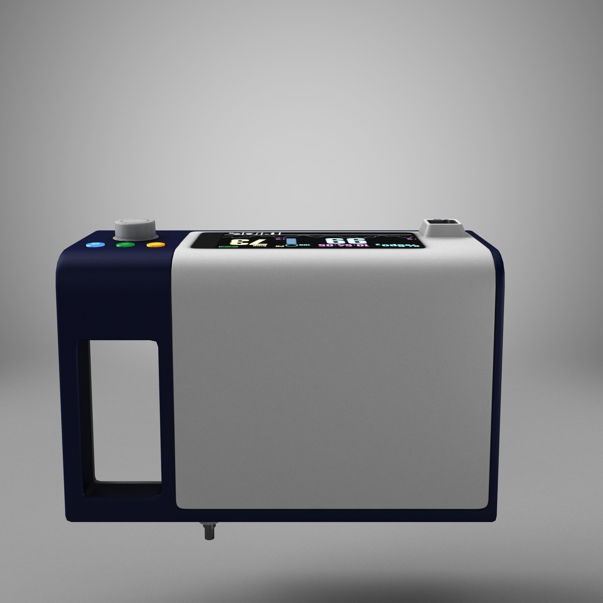 3D model Pulse Oximeter Covidien Nellcor Bedside Medical Equipment VR ...