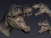 V-rex Head Dinosaur 3D model 3D printable | CGTrader