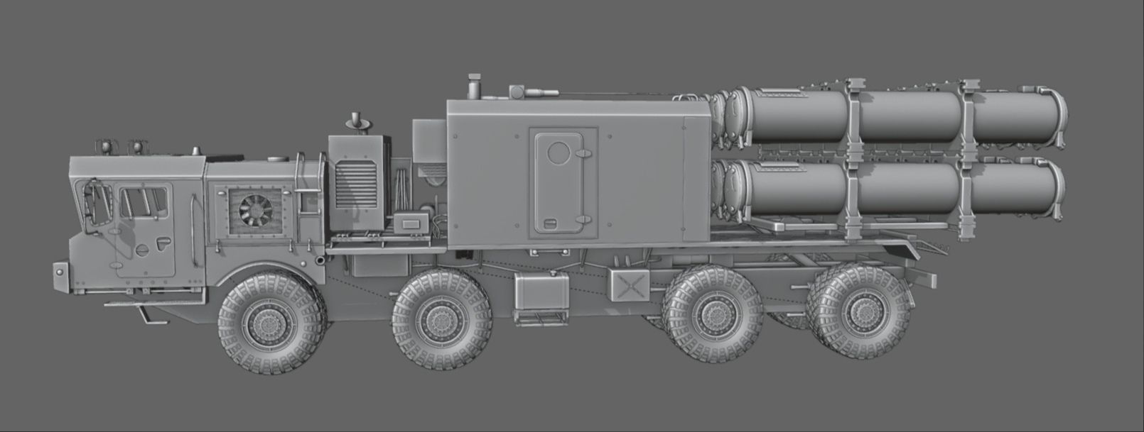 Coastal Missile System Bastion 3D model | CGTrader