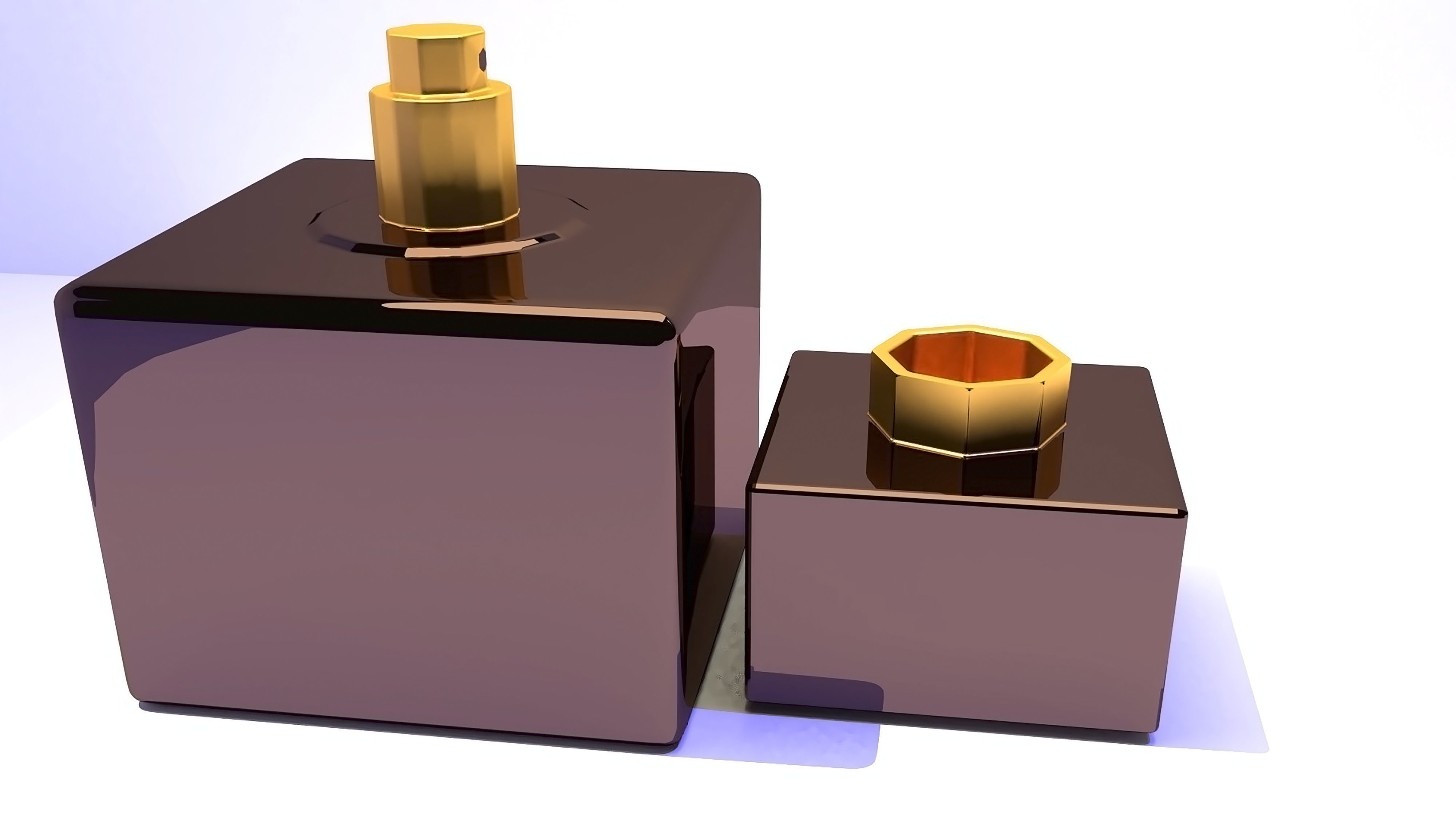 3D ANIMATED GLASS PERFUME BOTTLE MODEL 3D model animated | CGTrader