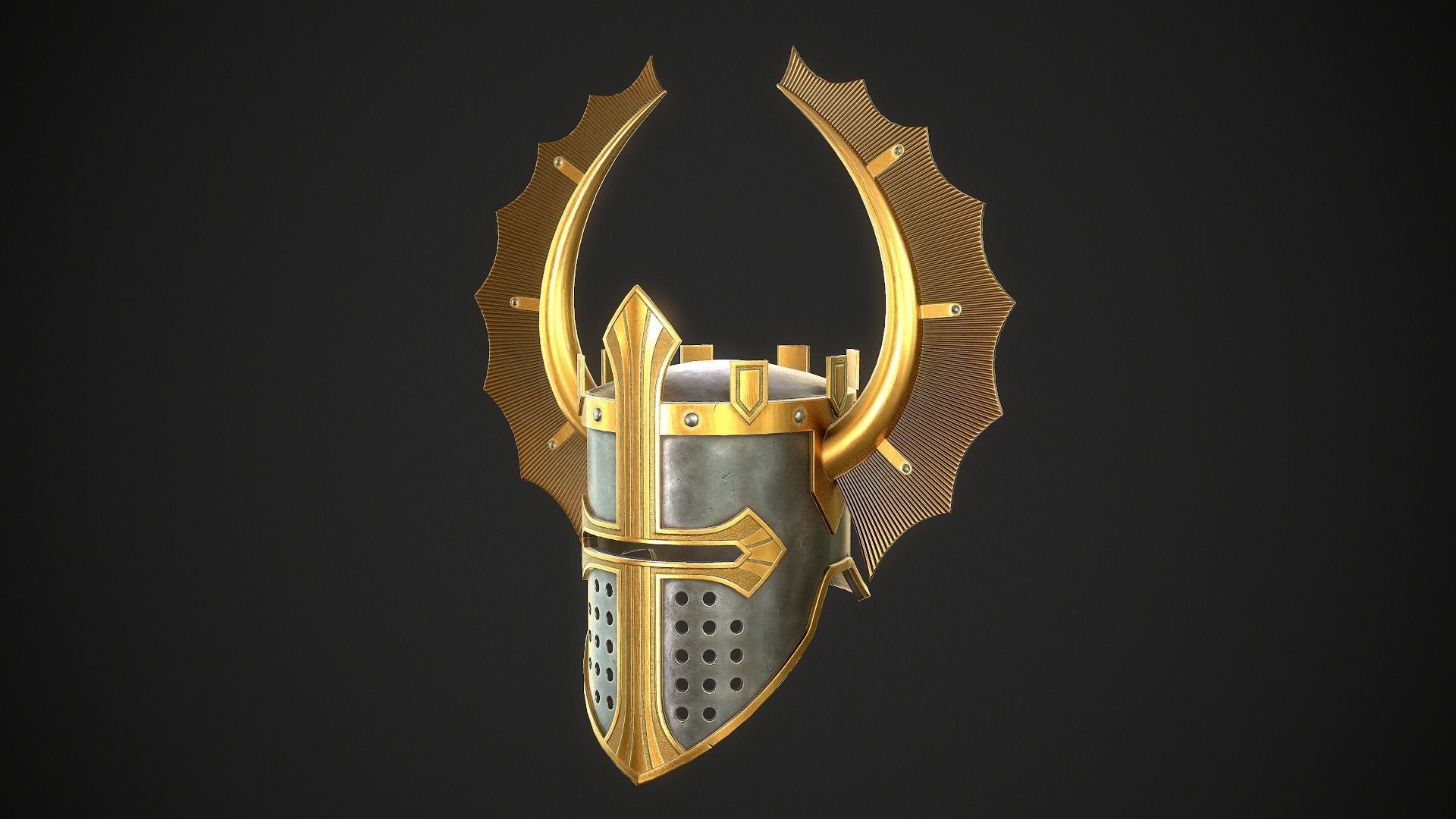 Knight Helmet Collection 2 VR / AR / low-poly | CGTrader