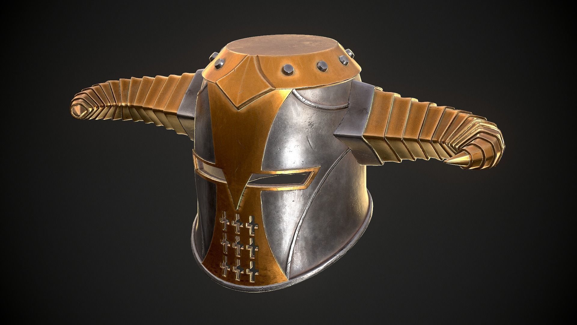 Knight Helmet Collection 2 VR / AR / low-poly | CGTrader