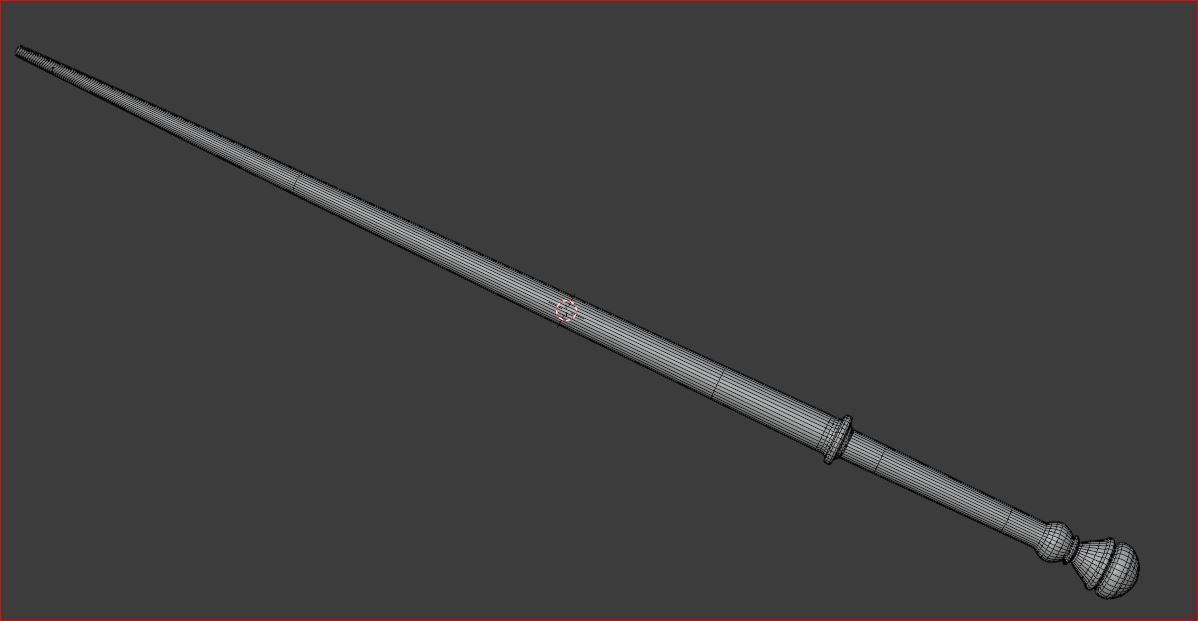 3D model 5 Low Poly Harry Potter Wands Pack VR / AR / low-poly | CGTrader