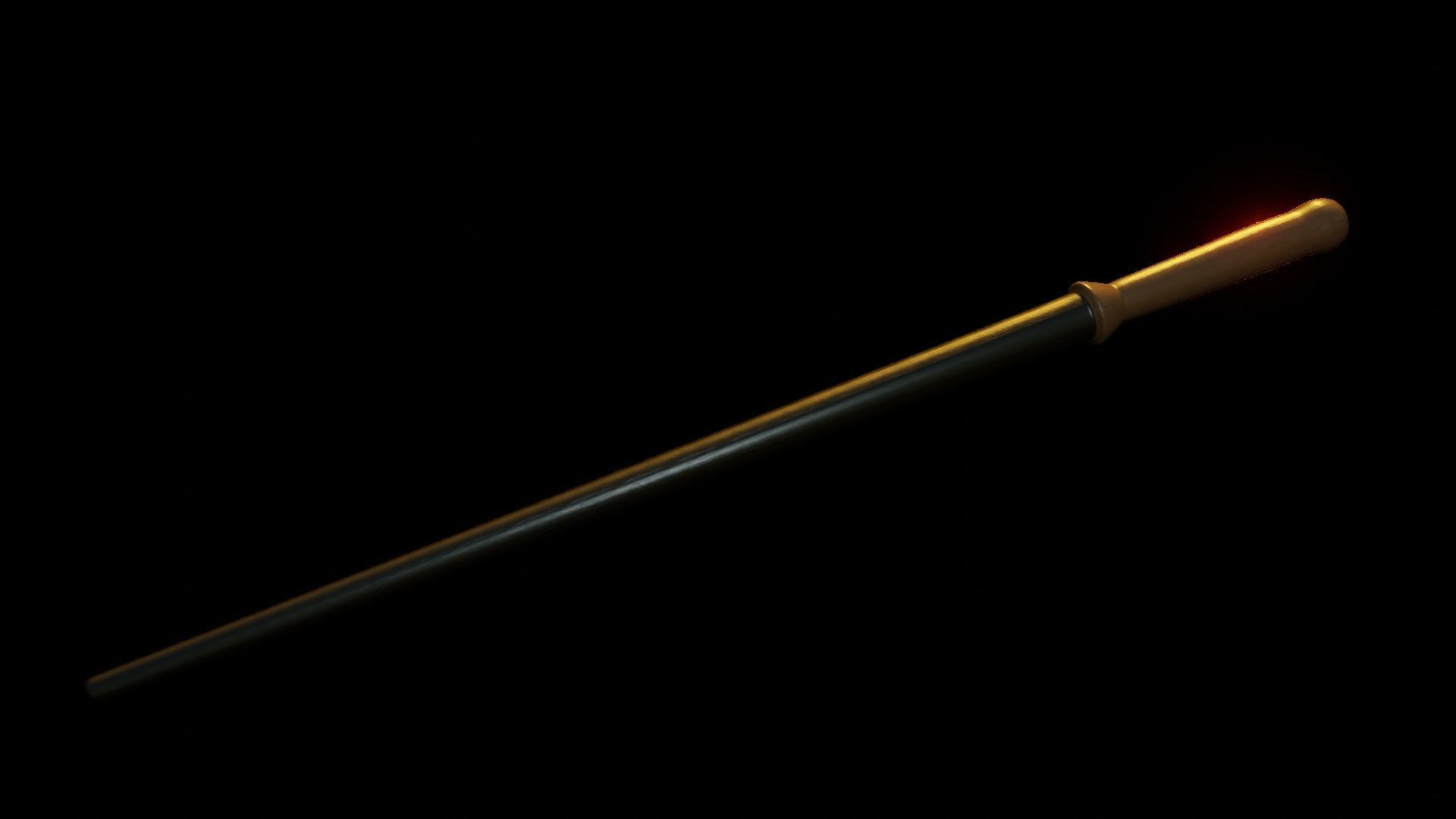 3D model 5 Low Poly Harry Potter Wands Pack VR / AR / low-poly | CGTrader