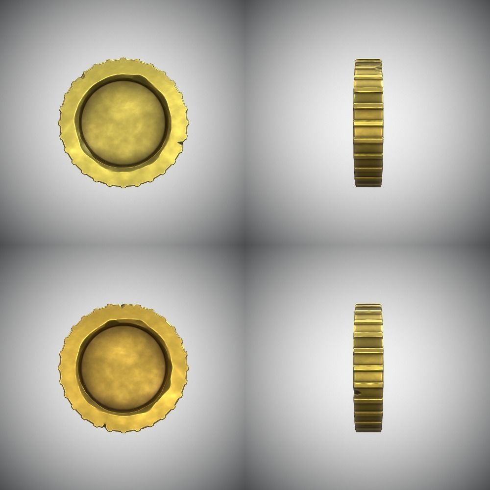 Stylized coins free VR / AR / low-poly 3D model | CGTrader