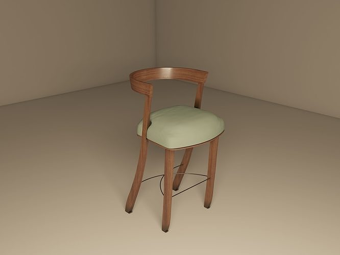 High Chair free 3D model | CGTrader