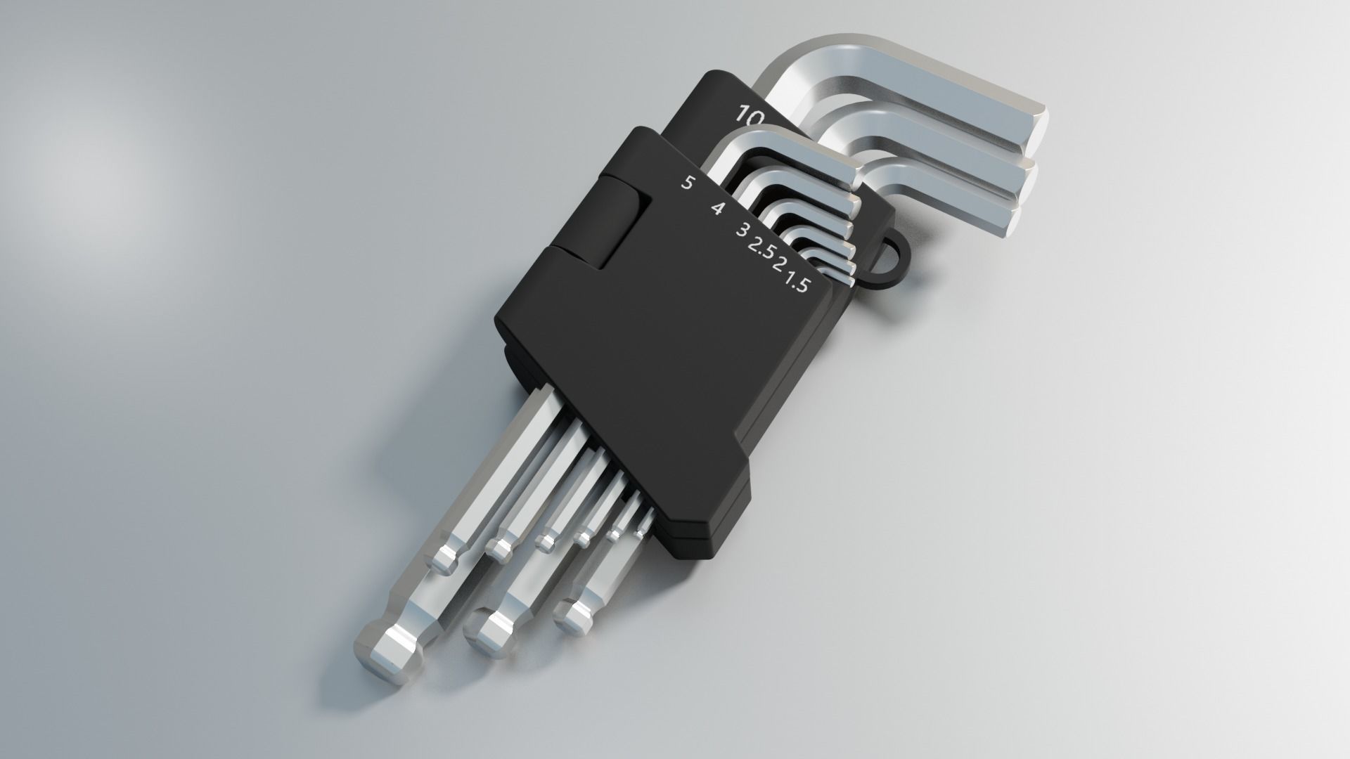 Hex keys 3D model | CGTrader