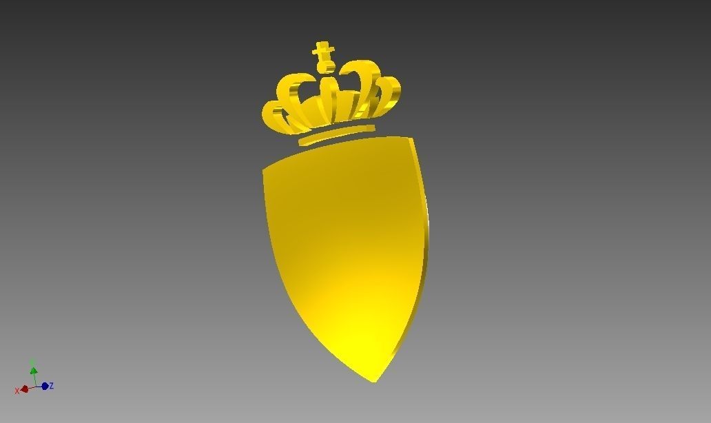 AS MONACO FC LOGO BADGE 3D model | CGTrader