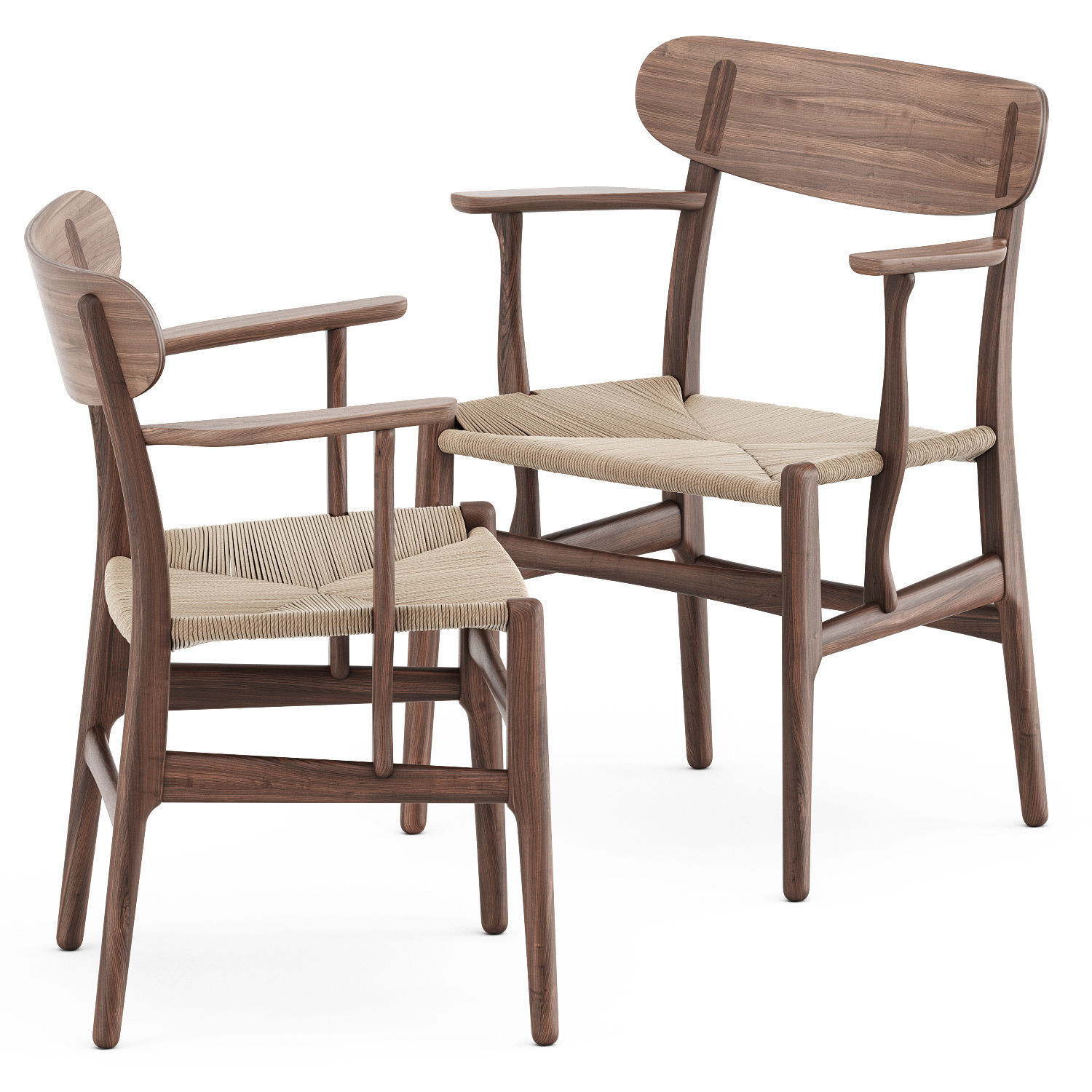 CH26 chair by Carl Hansen 3D model | CGTrader