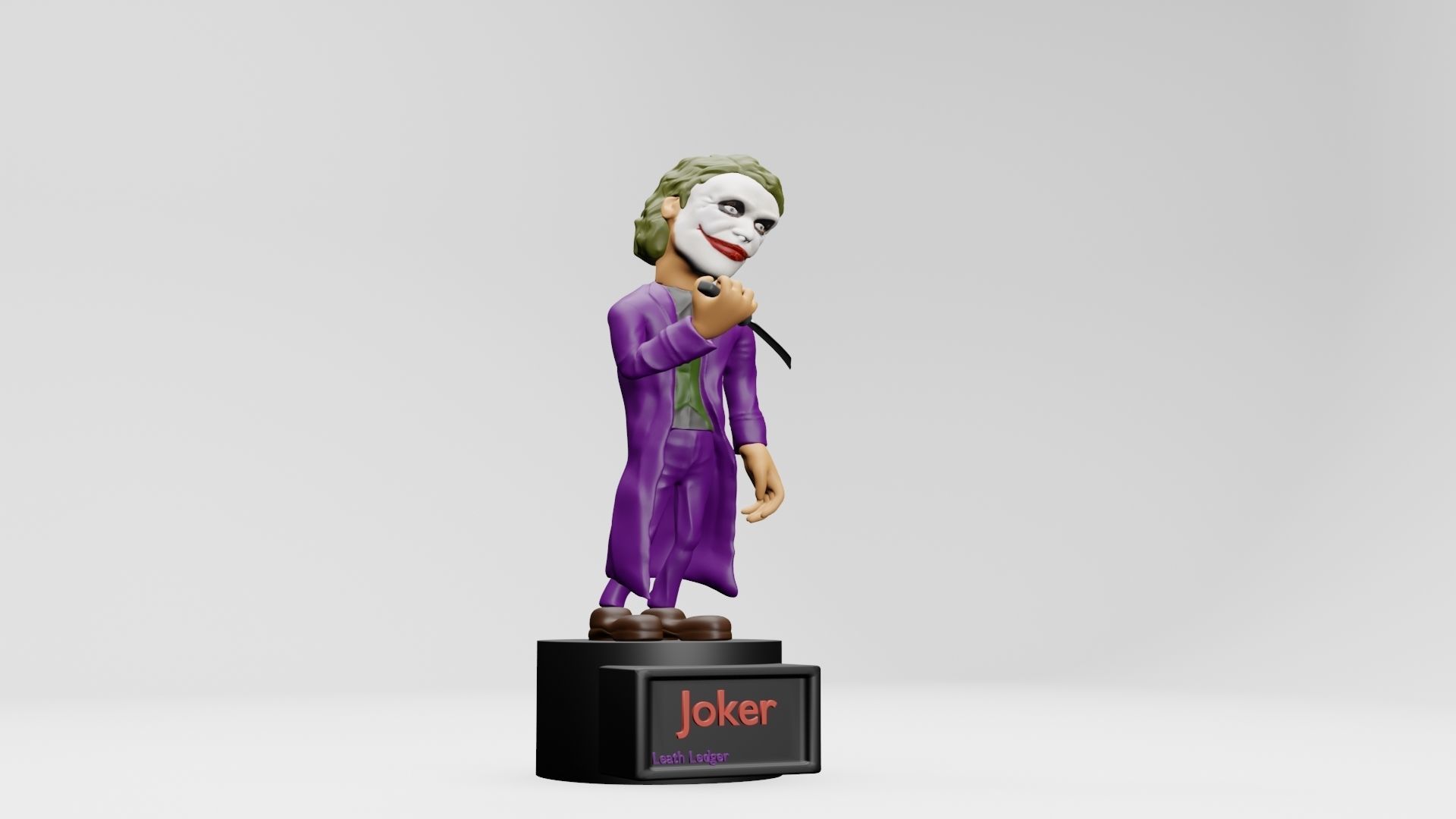 HEATH LEDGER - 3D PRINTING free 3D model 3D printable | CGTrader
