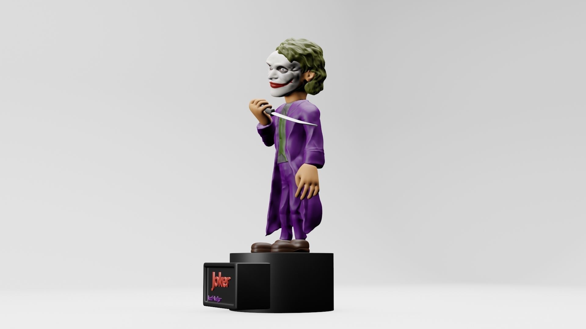 HEATH LEDGER - 3D PRINTING free 3D model 3D printable | CGTrader
