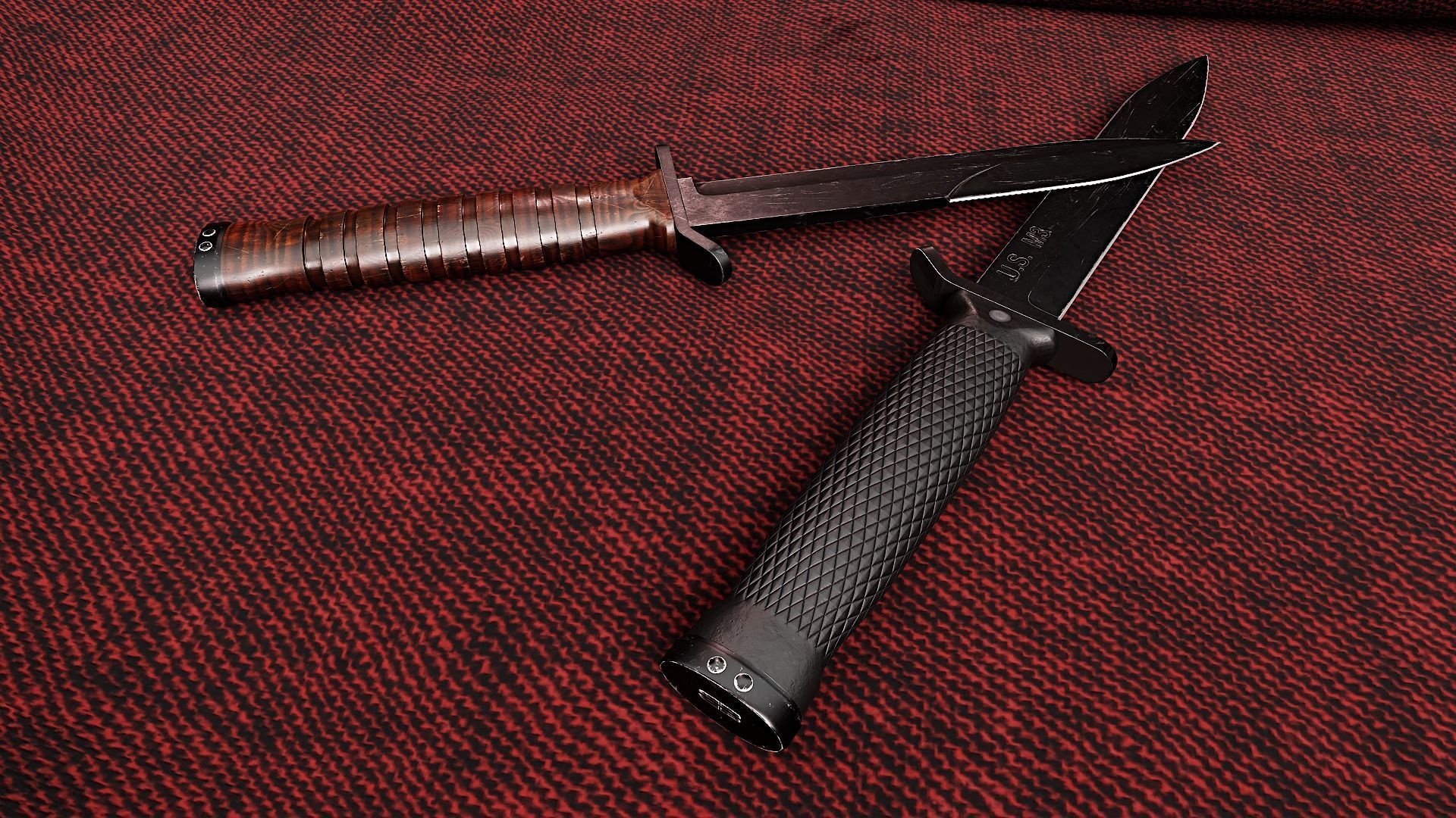 3D model M3 Combat Knife VR / AR / low-poly | CGTrader