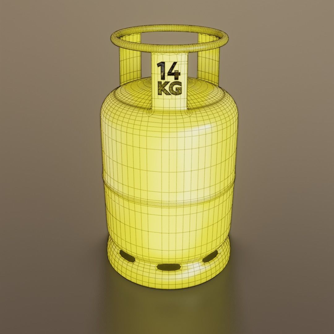 Gas Barrel 14kg free 3D model | CGTrader