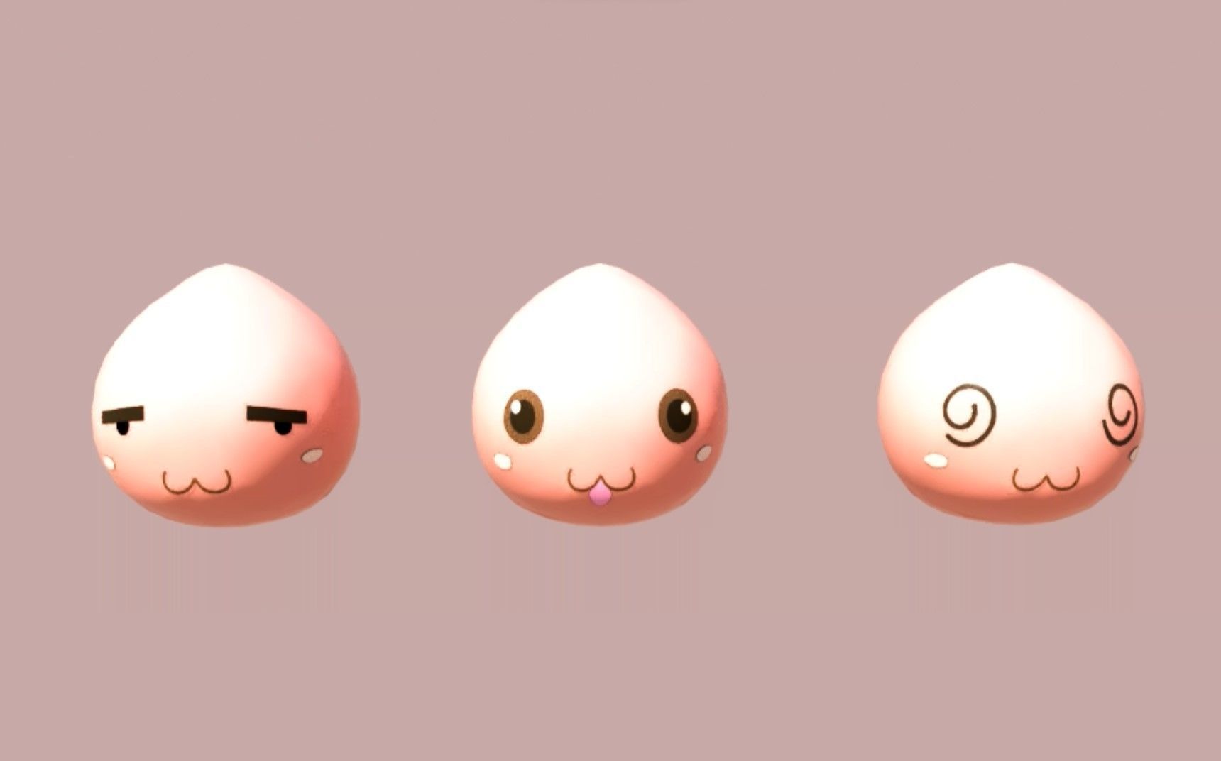 Ragnarok Poring 3D model animated | CGTrader