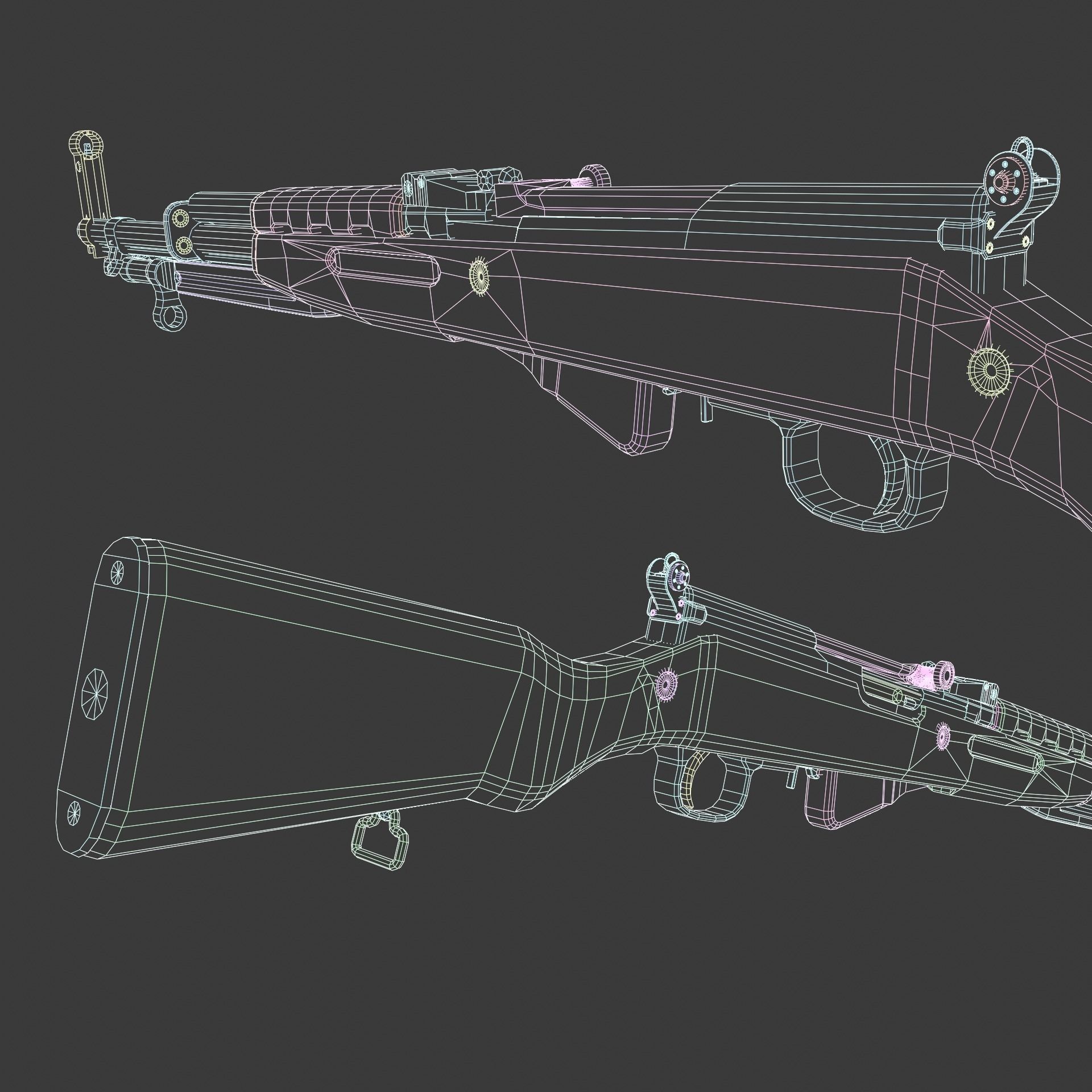 3D model SKS Carbine VR / AR / low-poly | CGTrader