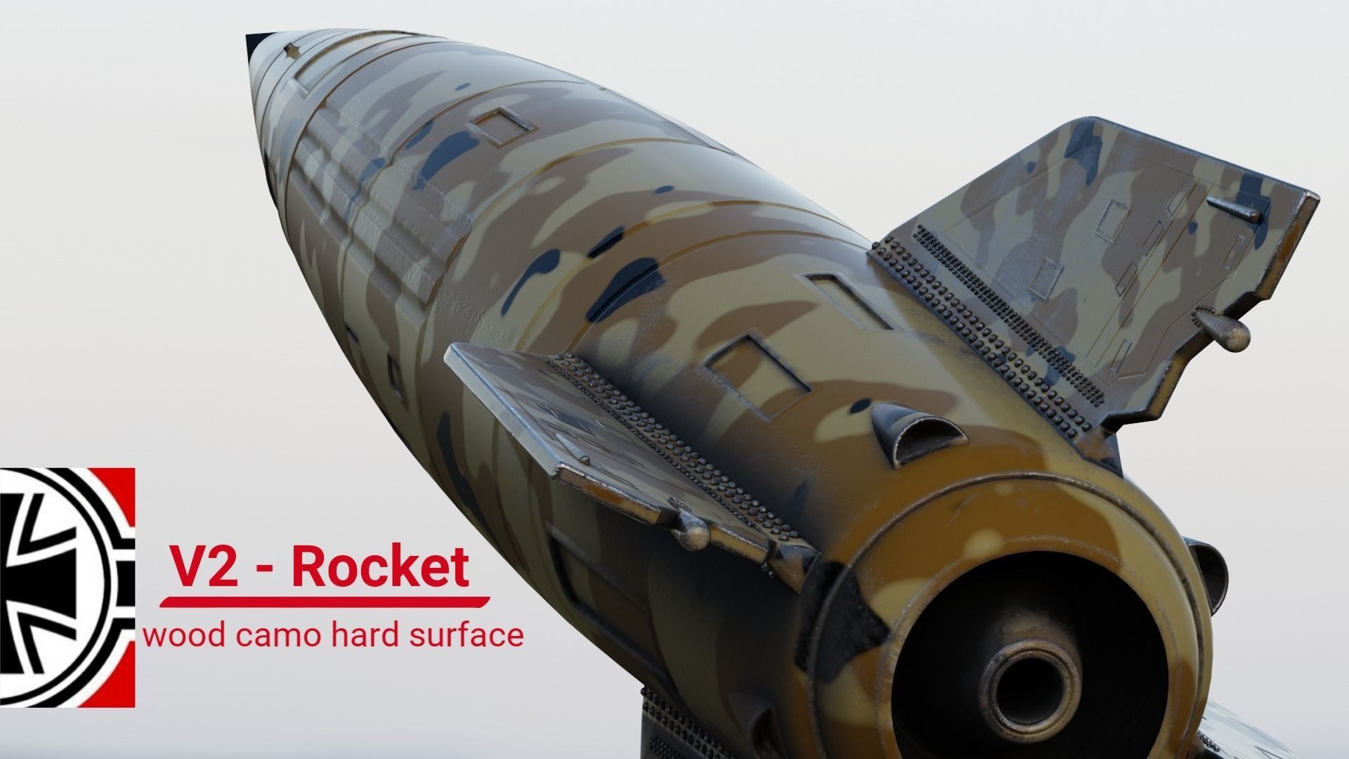 V2 Rocket missile 3D model | CGTrader