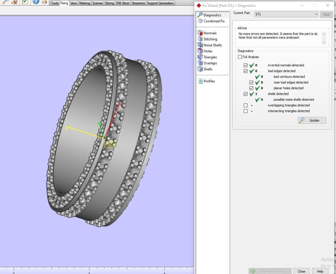 Wedding Set Ring Women Men Ring CAD Design-PSJM001V7 3D model 3D ...