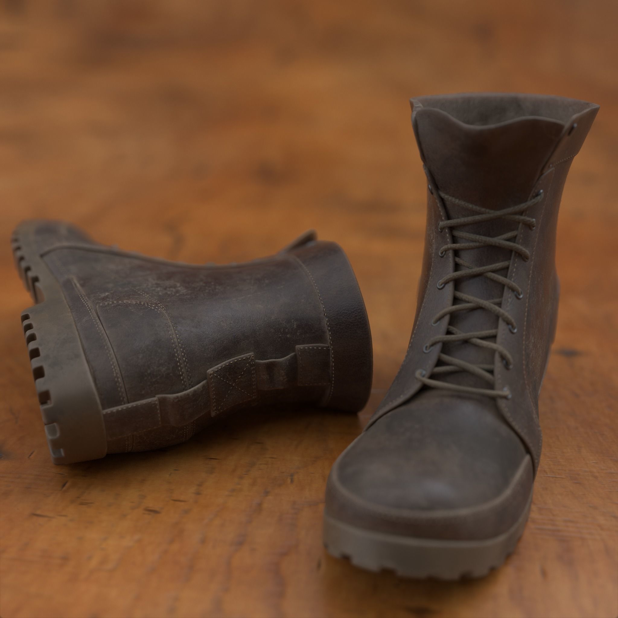 3D Model Boots 4K Textures 3D model | CGTrader