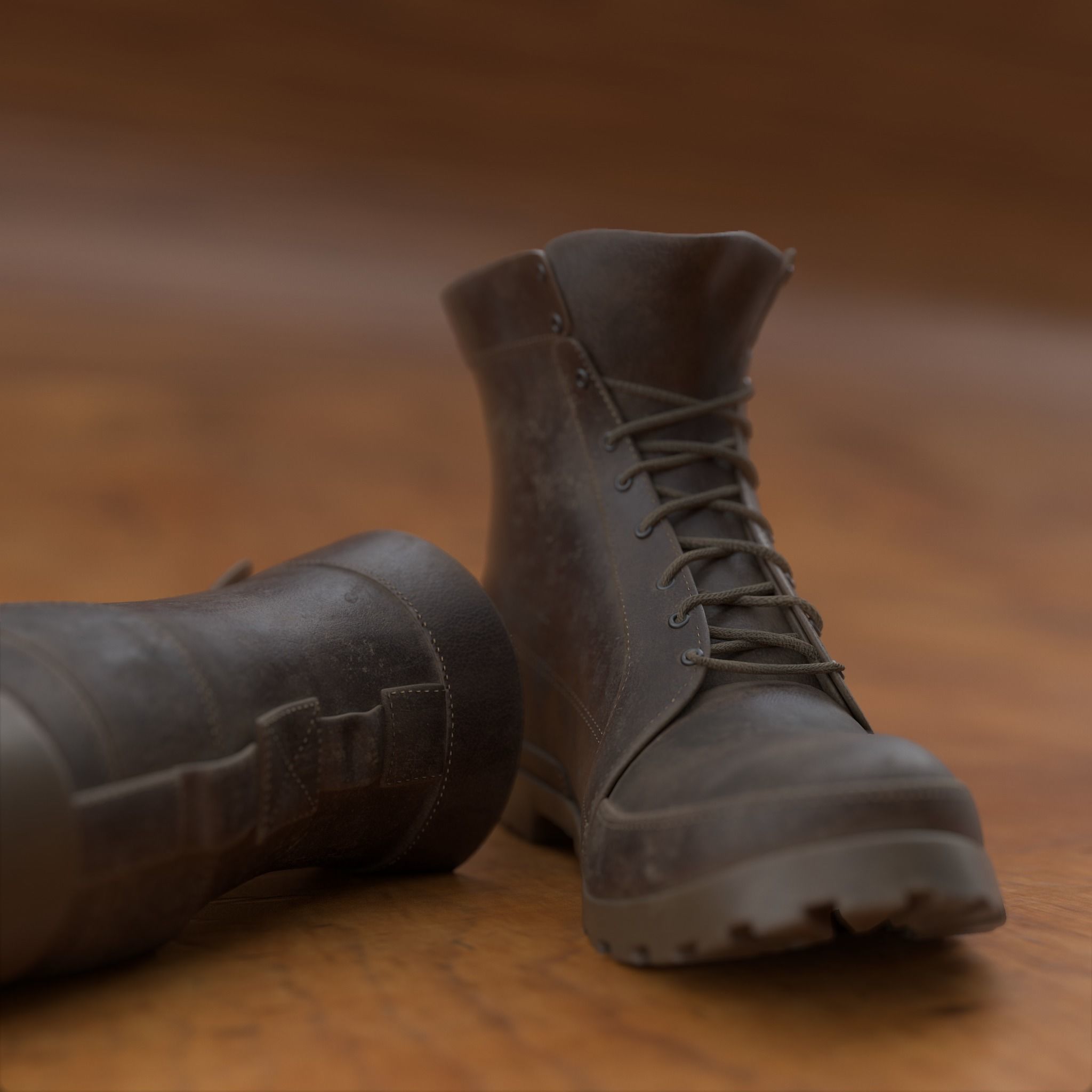 3D Model Boots 4K Textures 3D model | CGTrader