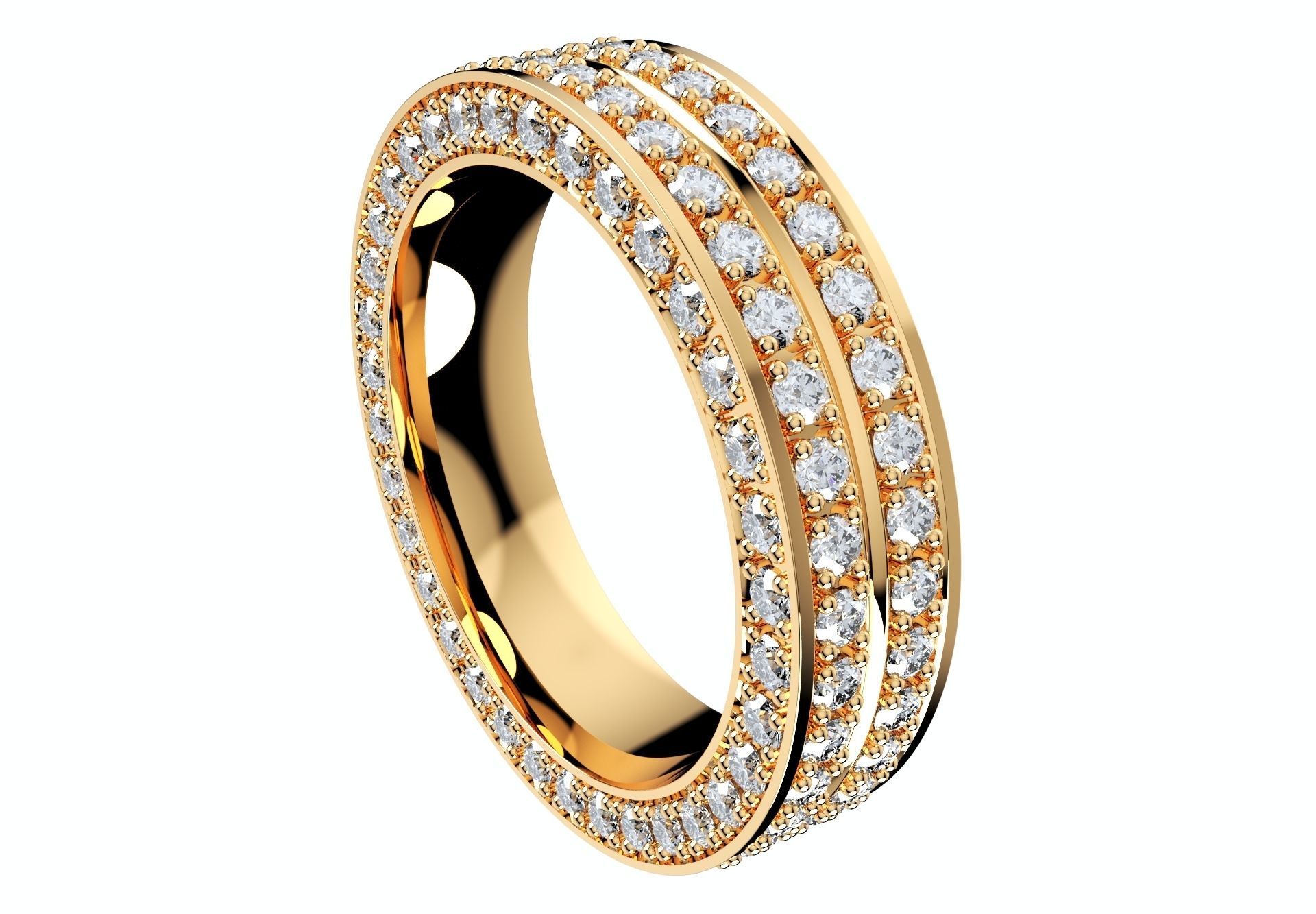 Wedding Set Ring Women Men Ring CAD Design-PSJM001V12 3D model 3D ...
