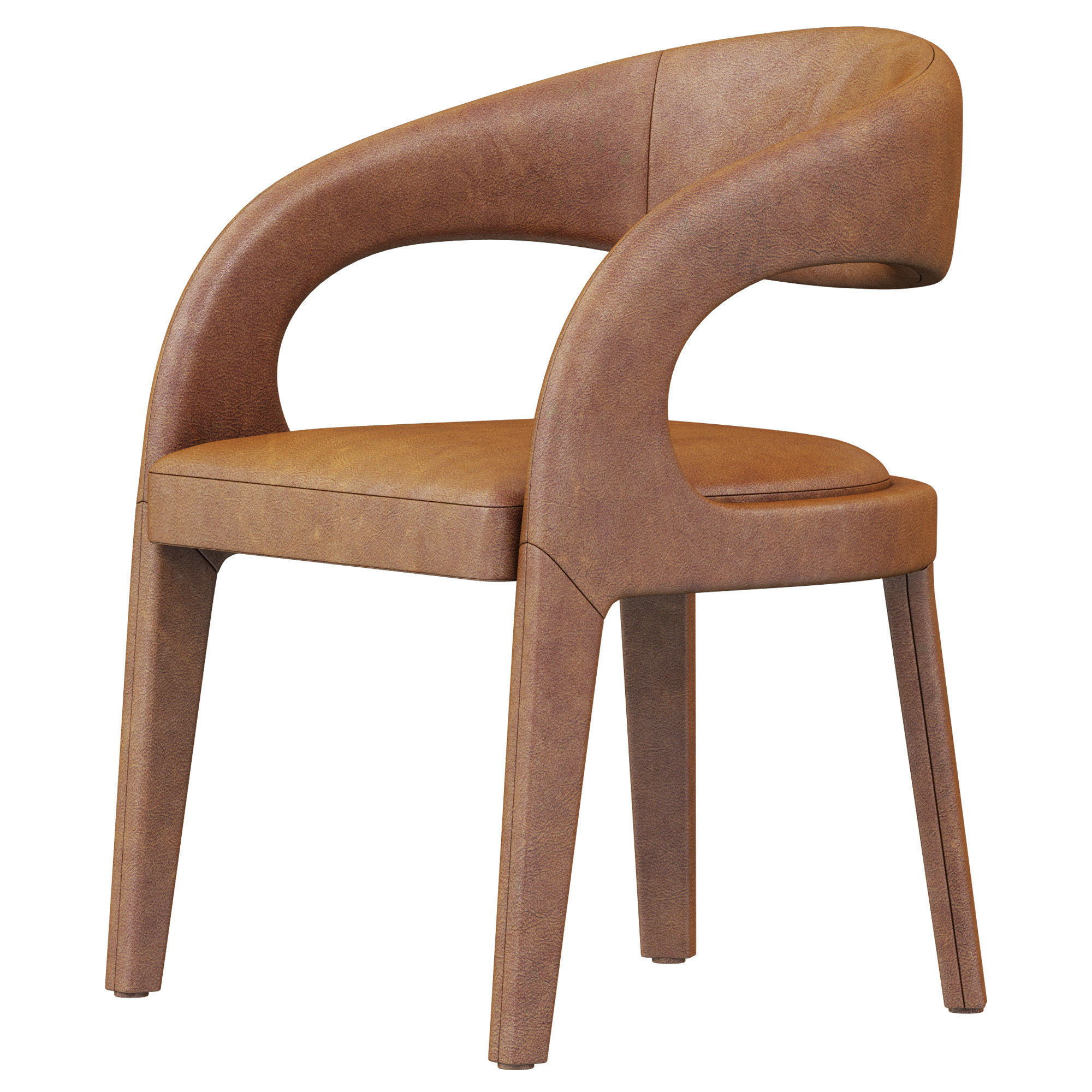 Coco Republic Pierre Dining Chair 3D model | CGTrader