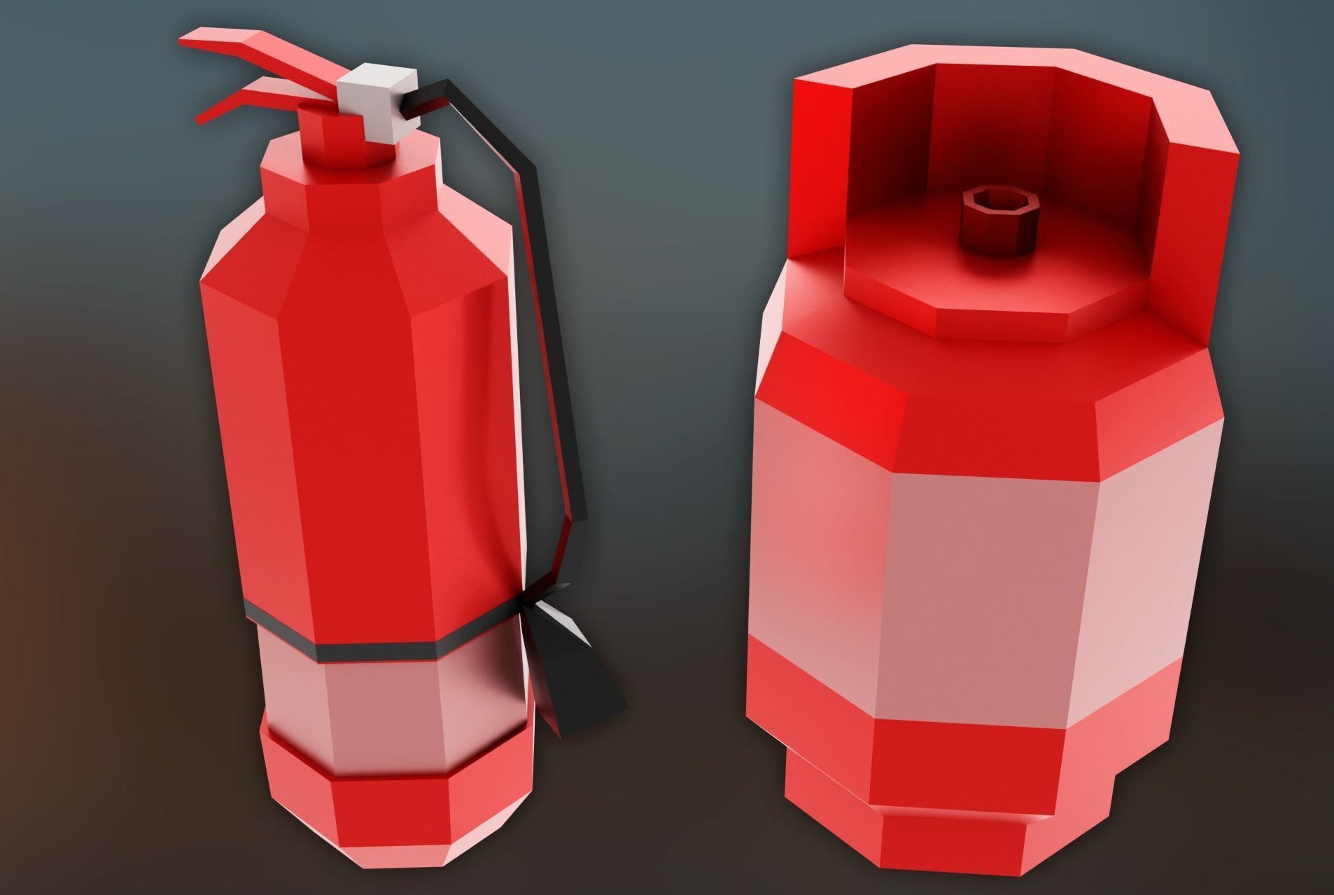 3D model Industry Low-poly props pack model VR / AR / low-poly | CGTrader