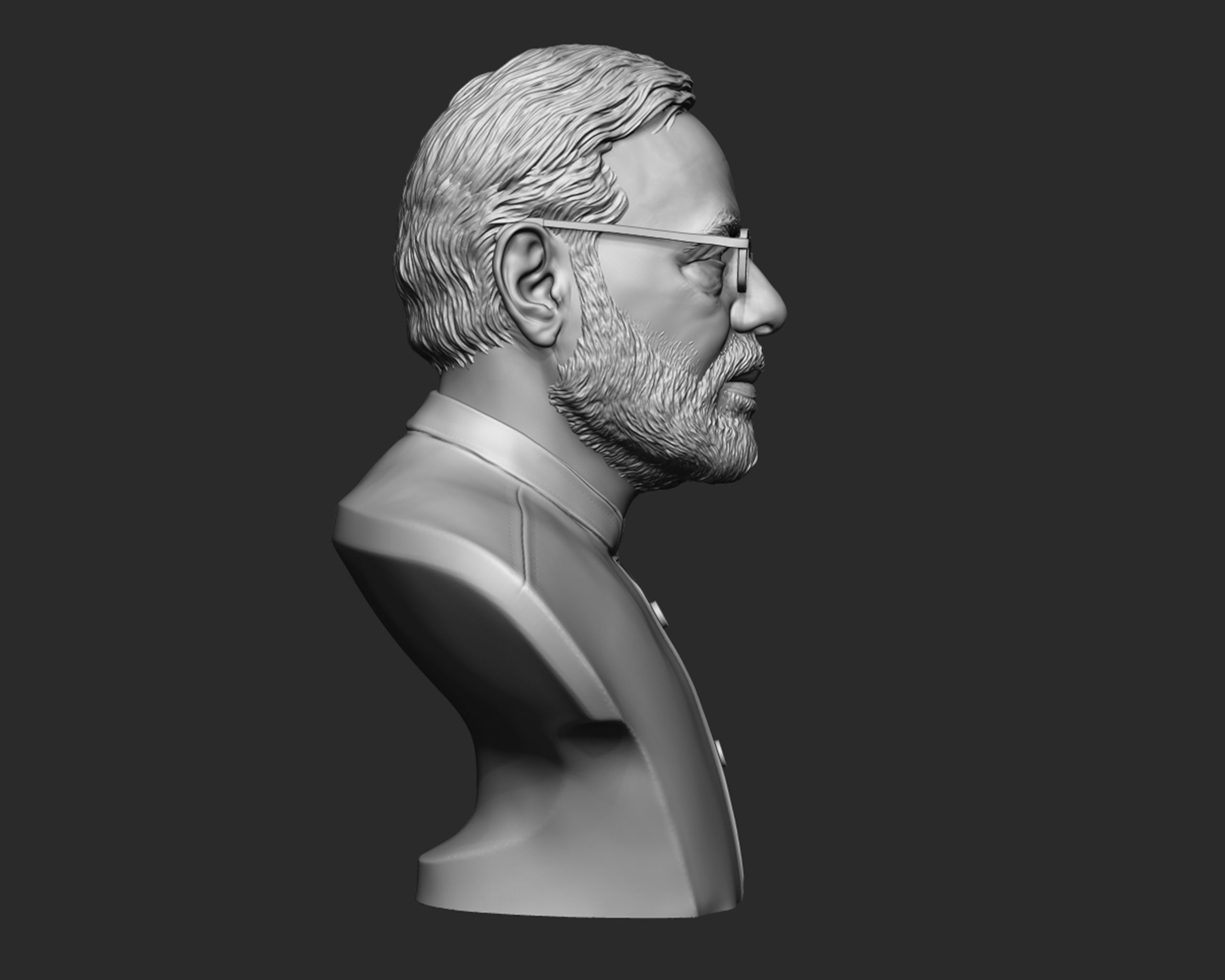 Narendra Modi 3D Portrait sculpture 3D model 3D printable | CGTrader