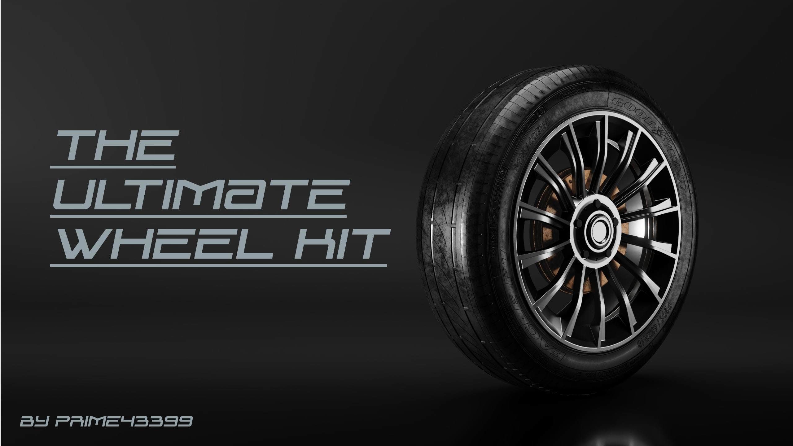 The ultimate wheel pack 3D model | CGTrader