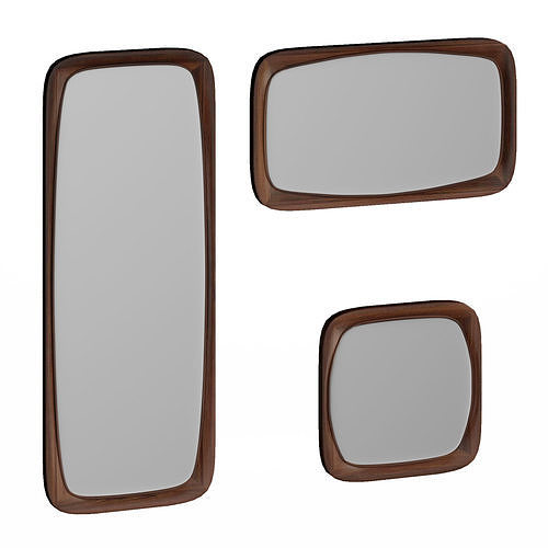 60th mirrors by Wewood 3D model | CGTrader