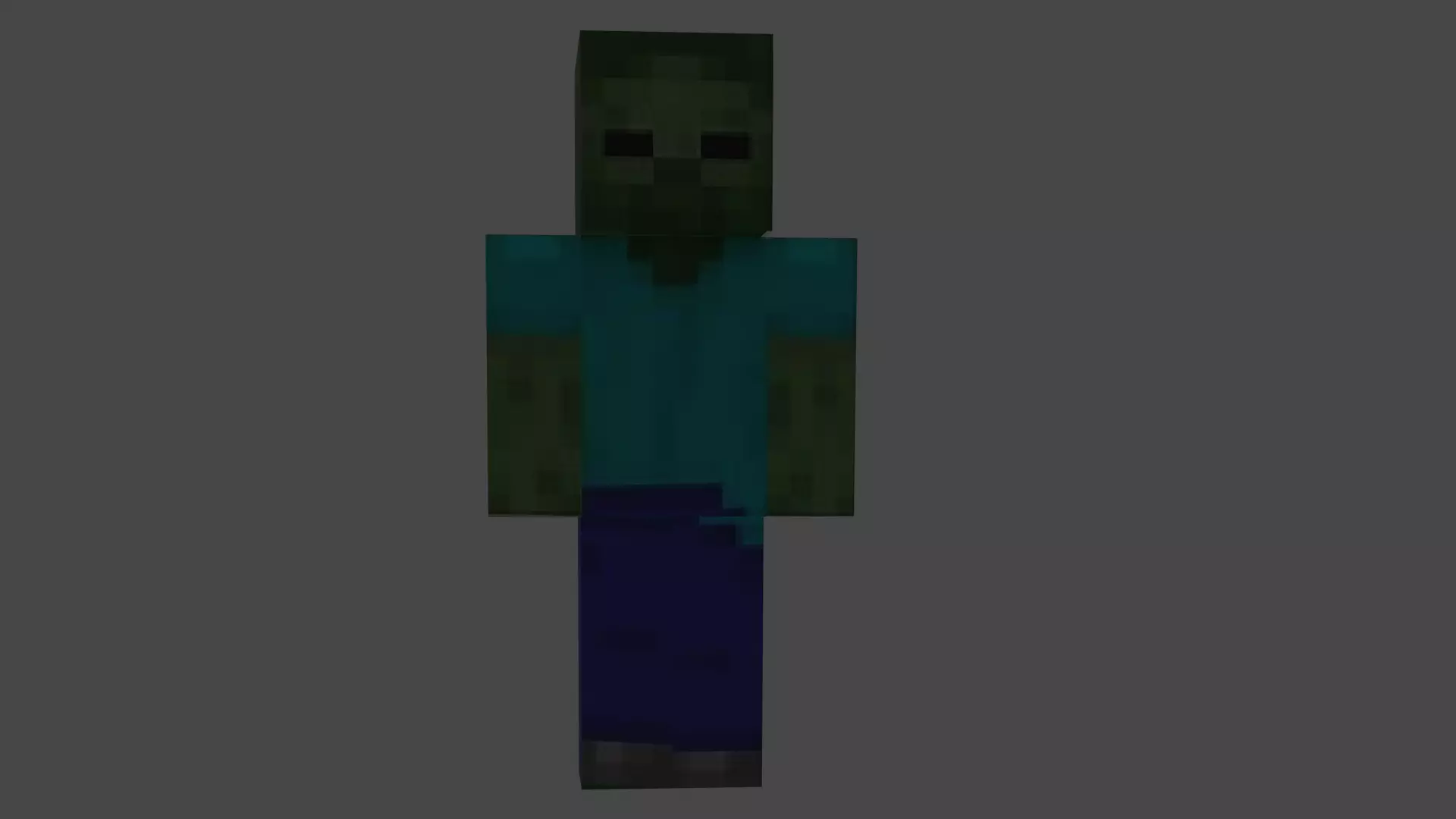 MINECRAFT ZOMBIE free VR / AR / low-poly 3D model | CGTrader