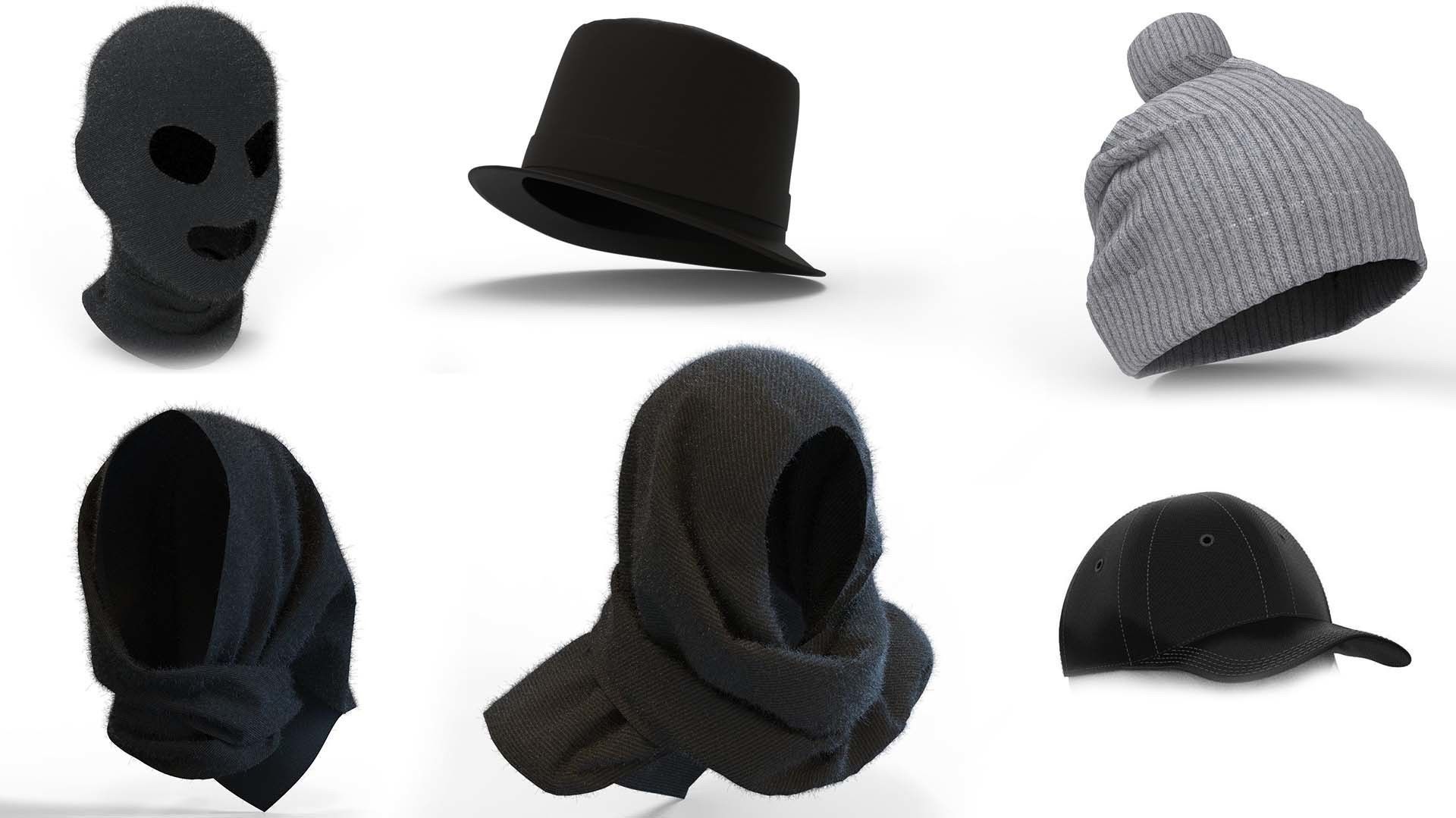 Headwears baseball cap mannequin 3D Model Collection | CGTrader