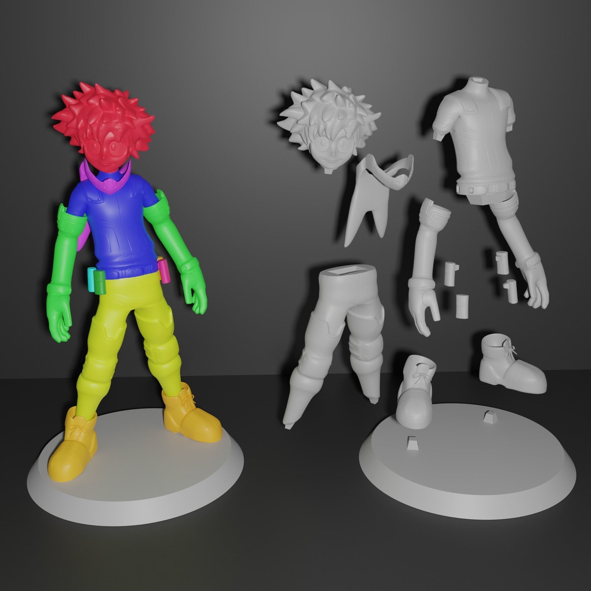 Deku Midoriya Izuku 3D model 3D printable | CGTrader