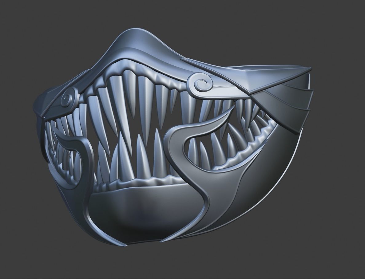 Mileena custom female mask from Mortal Kombat 11 3D model 3D printable ...