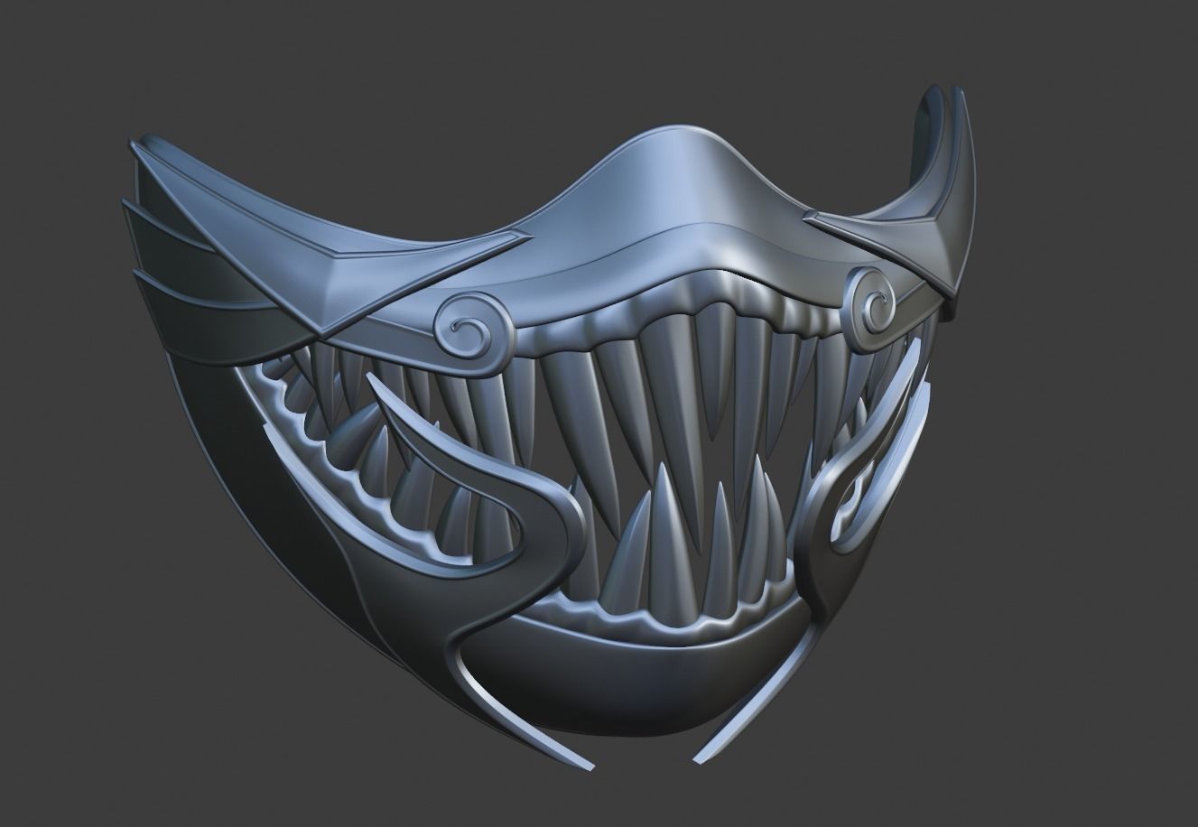 Mileena custom female mask from Mortal Kombat 11 3D model 3D printable ...