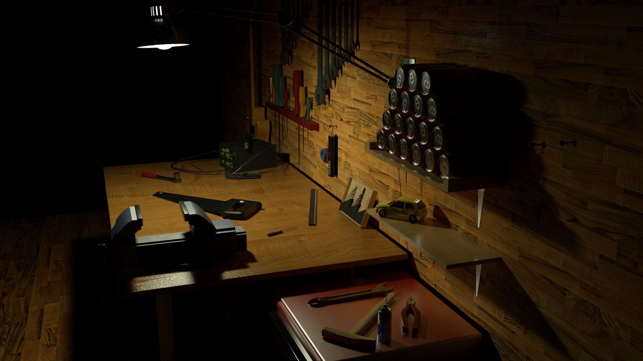 Tools room HQ interior models 3D model | CGTrader