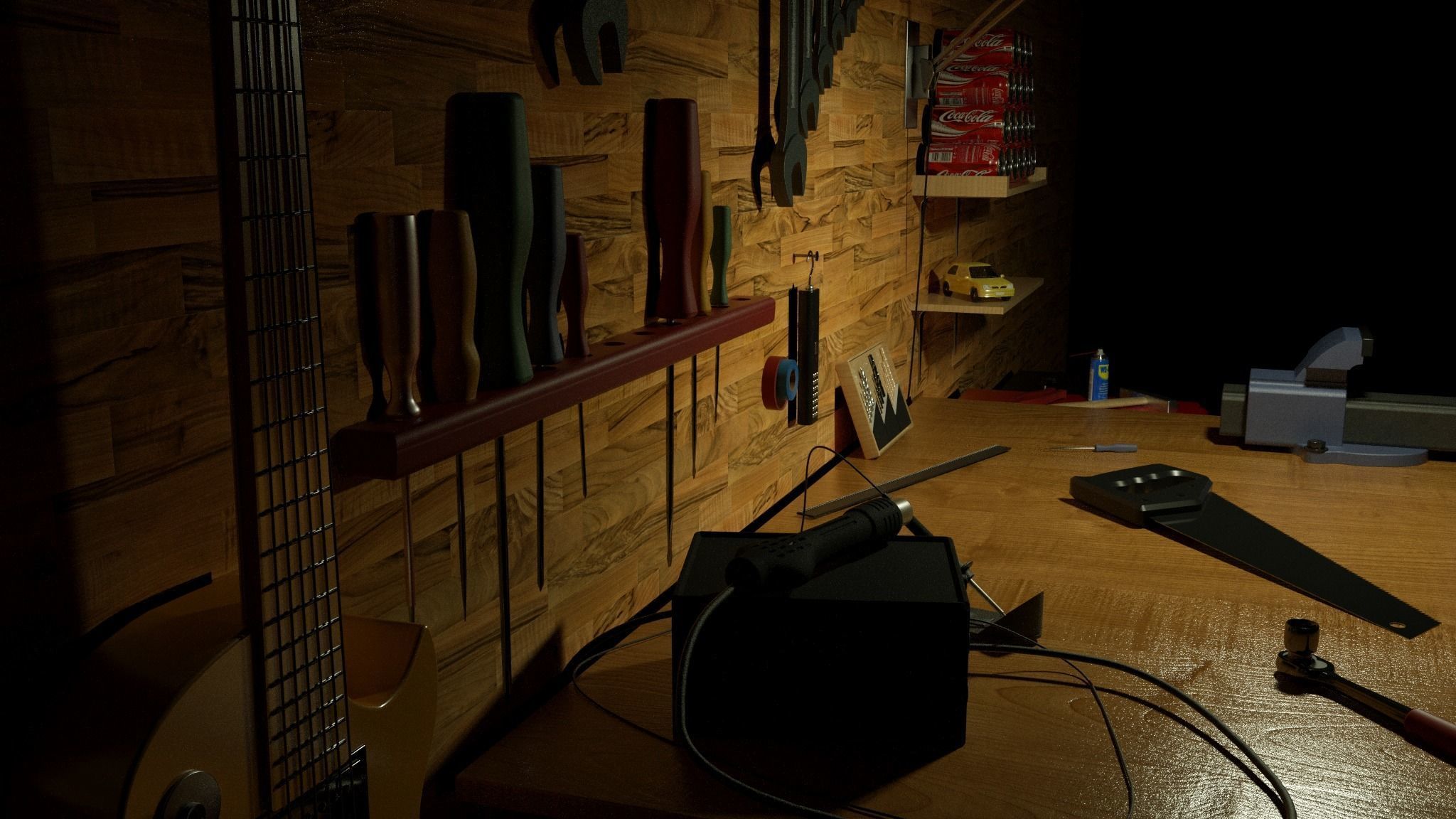 Tools room HQ interior models 3D model | CGTrader