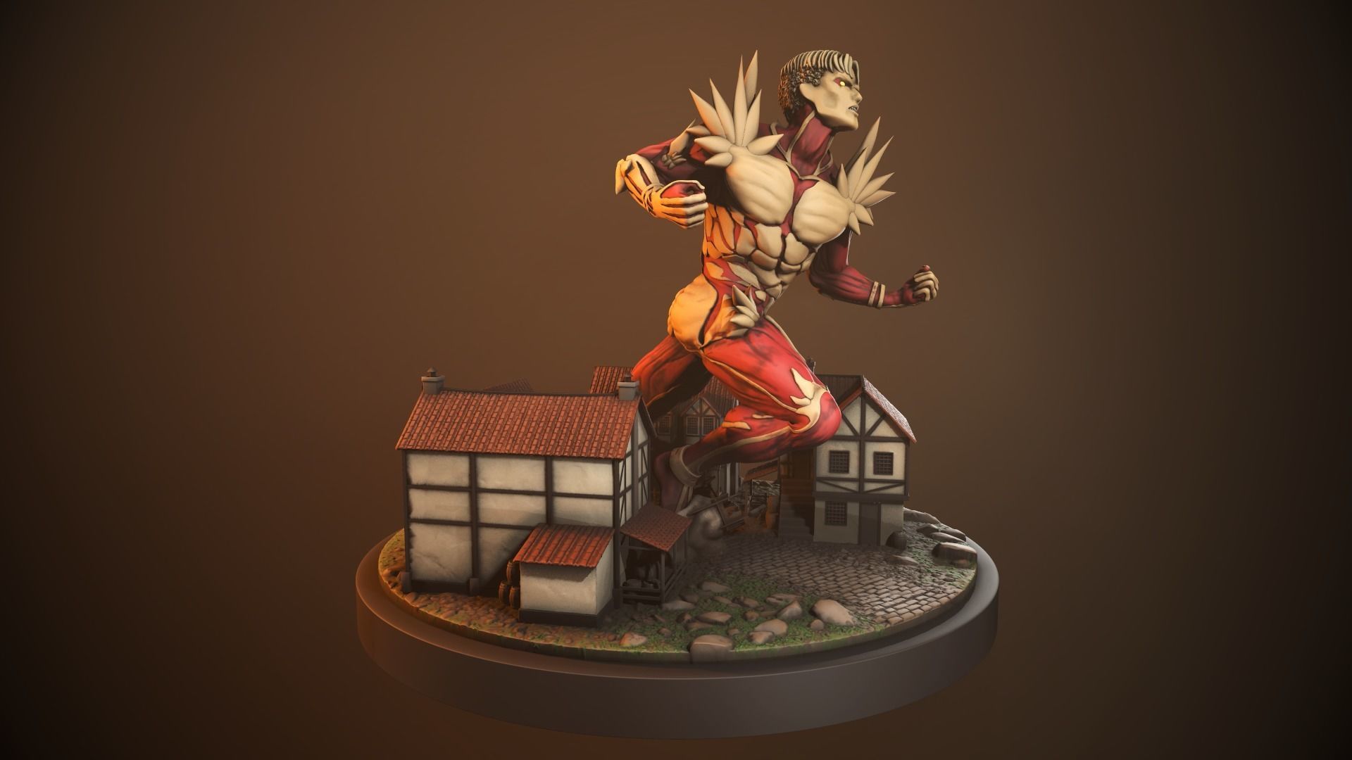Reiner Armored Titan - Attack on Titan 3D model 3D printable | CGTrader