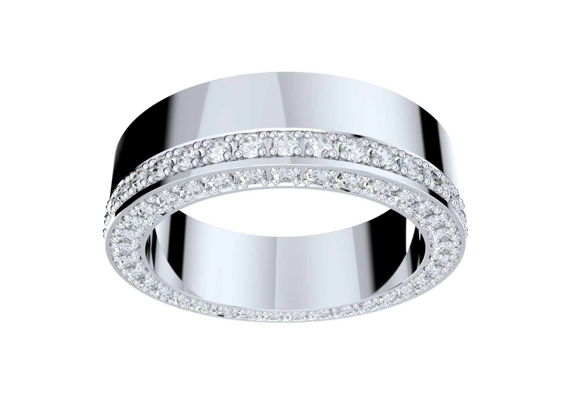 Wedding Set Rings For Women And Men CAD Design-PSJM001V17 3D model 3D ...
