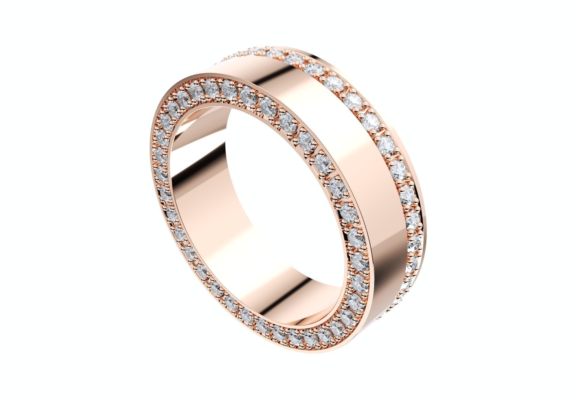 Wedding Set Rings For Women And Men CAD Design-PSJM001V17 3D model 3D ...